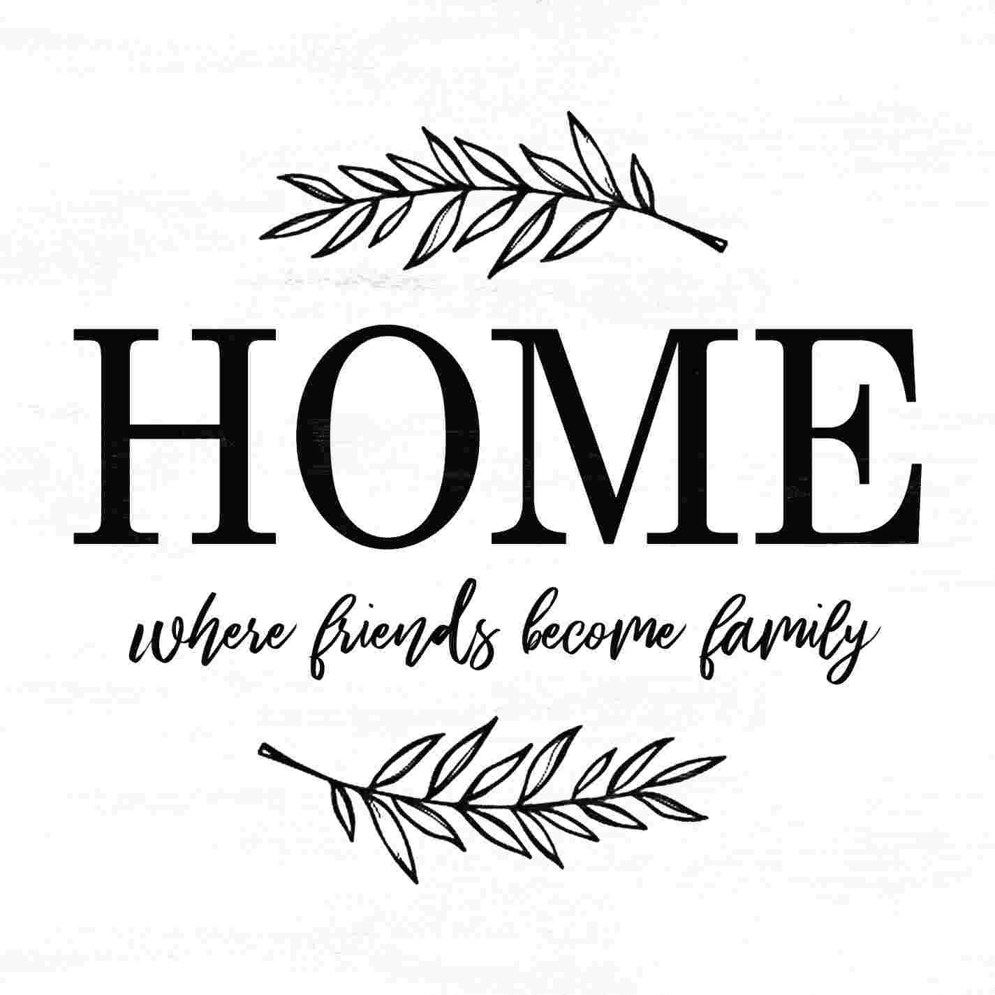 Trinx Homes Friends Family 2 - Wrapped Canvas Textual Art | Wayfair