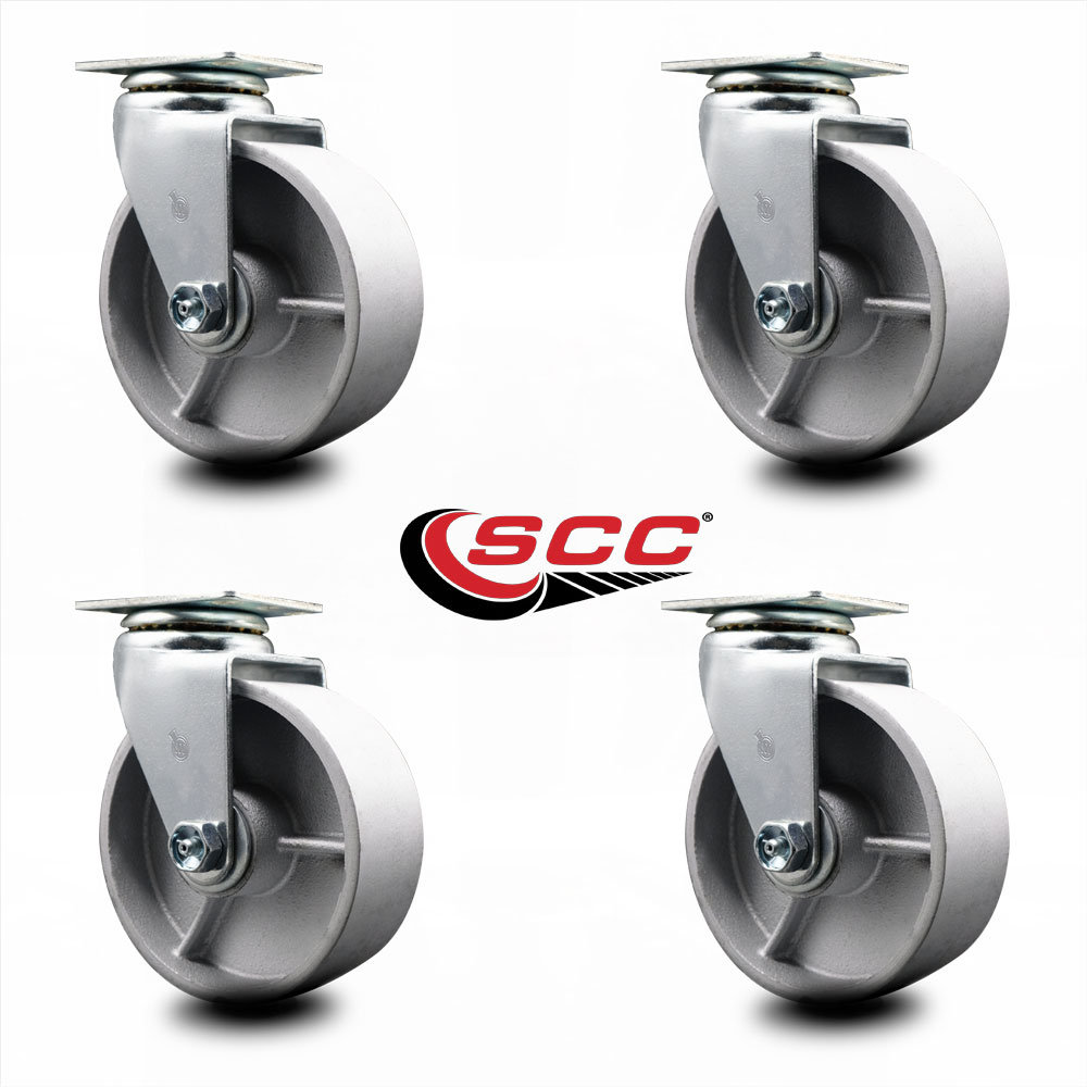 Service Caster Semi Steel Cast Iron Caster with Bronze Bearings | Wayfair