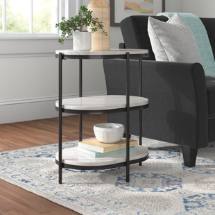 Marble Look End & Side Tables You'll Love | Wayfair