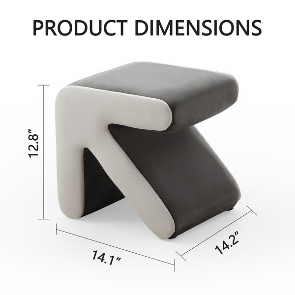 Latitude Run® Solid + Manufactured Wood Accent Stool & Reviews | Wayfair