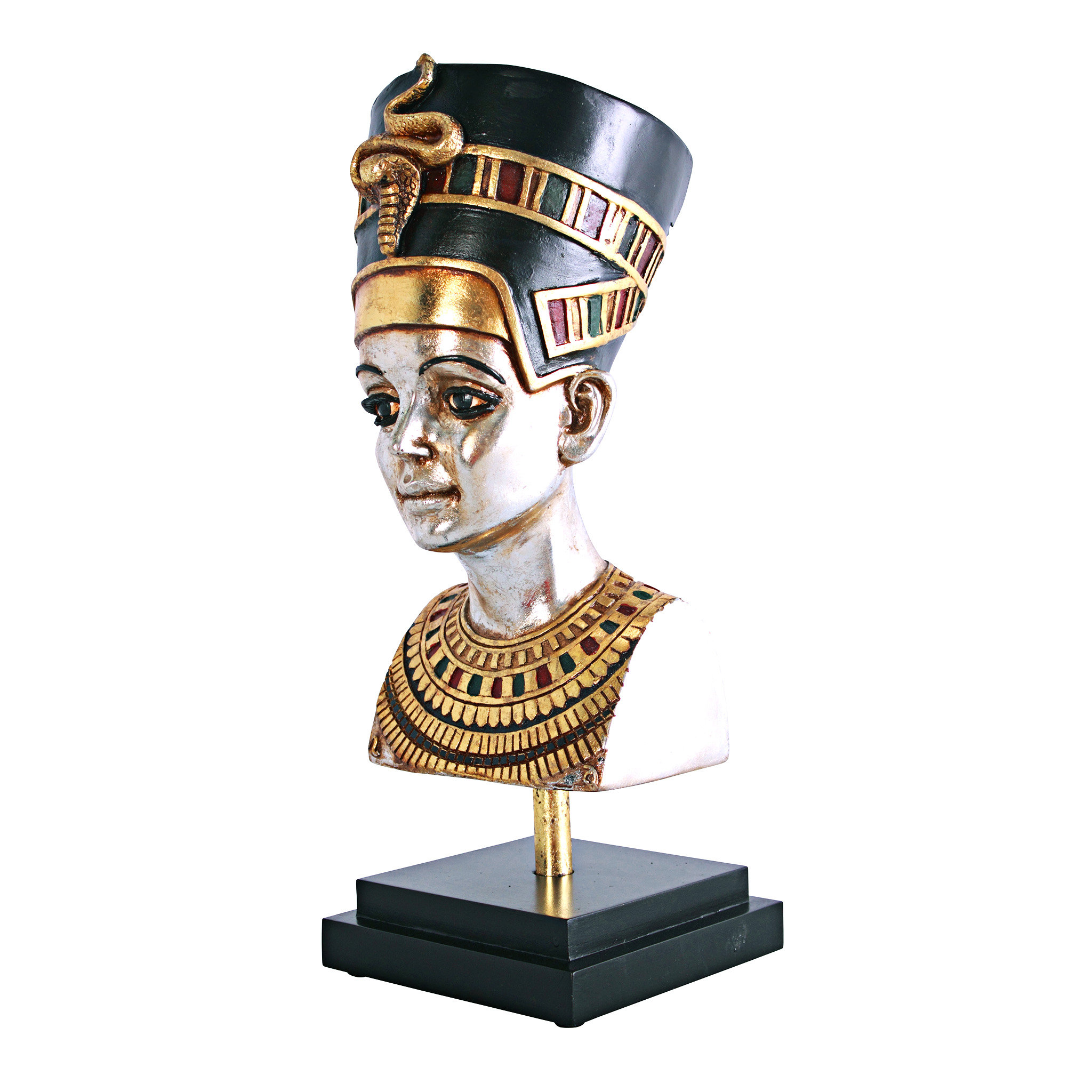 Fleur De Lis Living Kristopher Queen Nefertiti Bust on Museum Mount ...