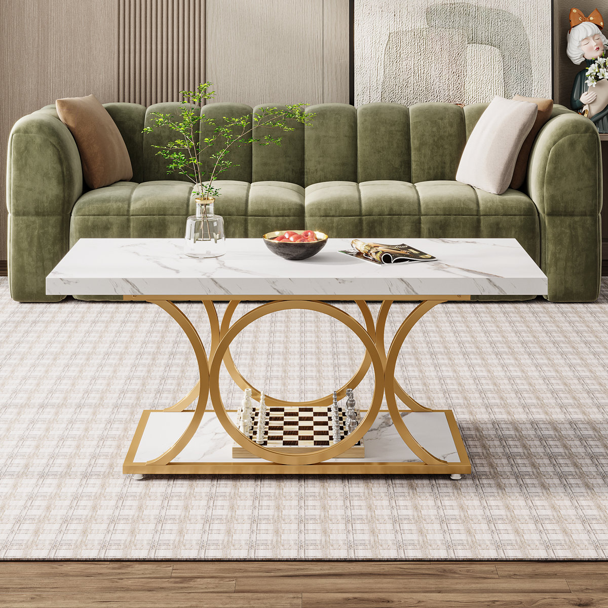 Fairmont Park Dorier Open Coffee Table with Storage & Reviews | Wayfair ...