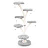 FKWin 5'11" H Tall Cat Tree Flower Shape Scratching Post Cat Tower ...