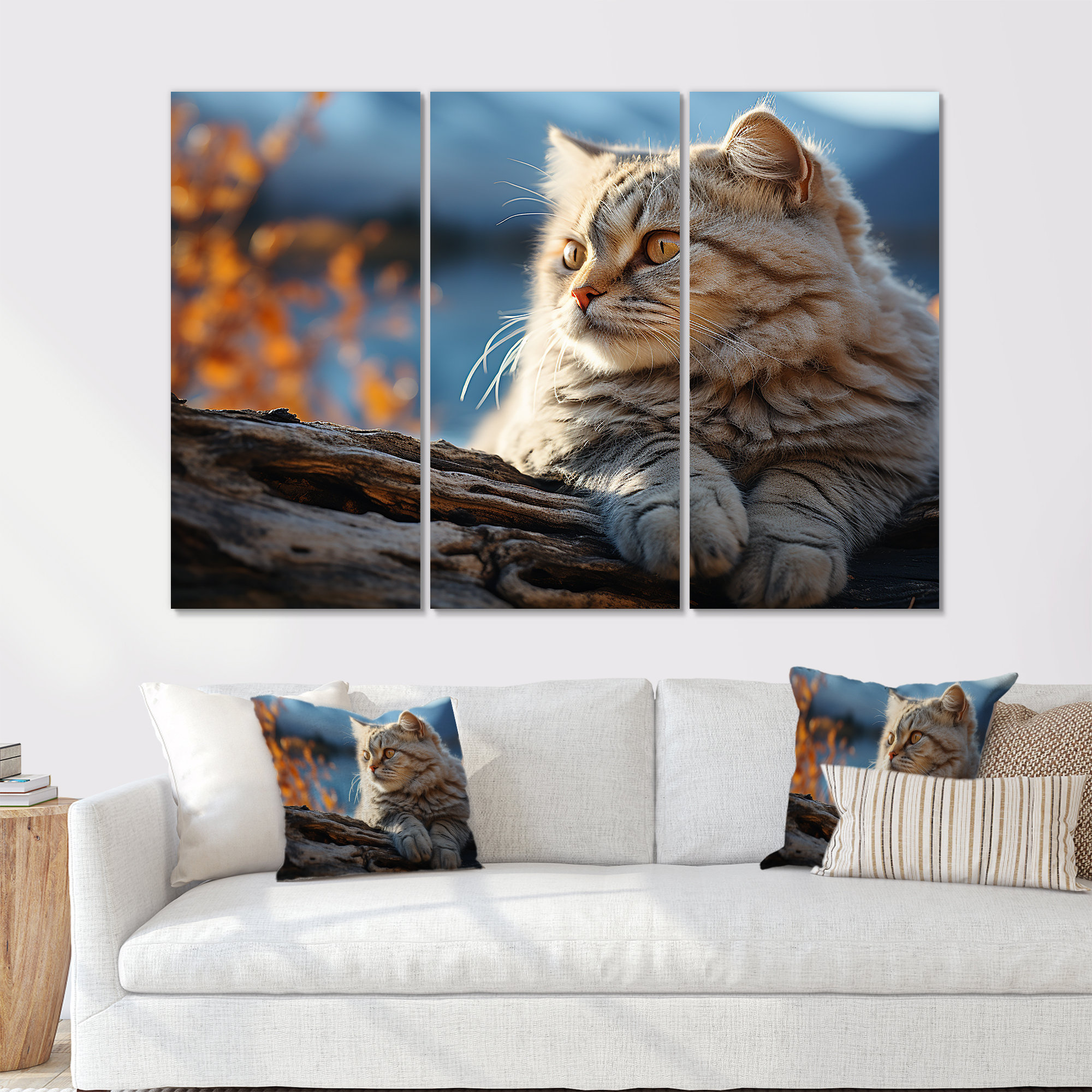 Latitude Run® Cat Scottish Fold Serenity - Cat Wall Art Print Set | Wayfair