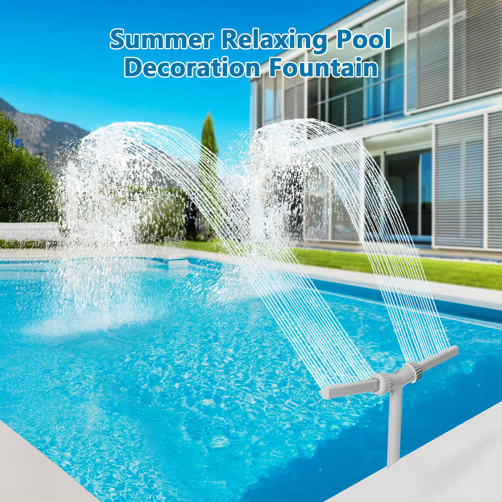 Line Apparel ecommerce Dual Spray Water Fountains For Above Ground ...