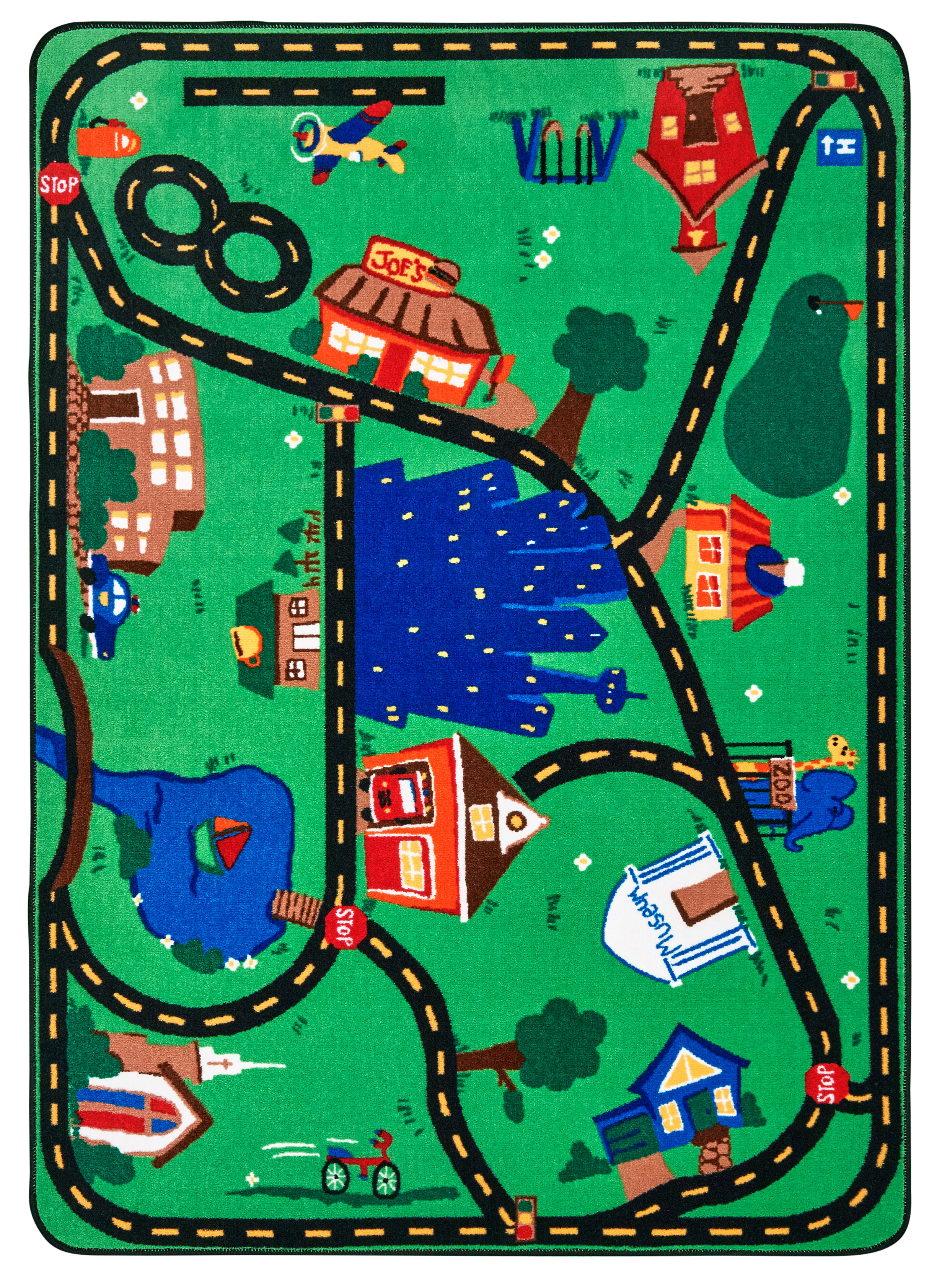 Carpets for Kids Cruisin Around Town Activity Premium Collection Tufted ...