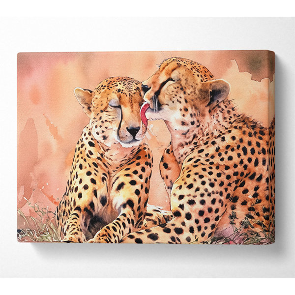 Latitude Vive South African Cheetahs - Wrapped Canvas Print | Wayfair.co.uk