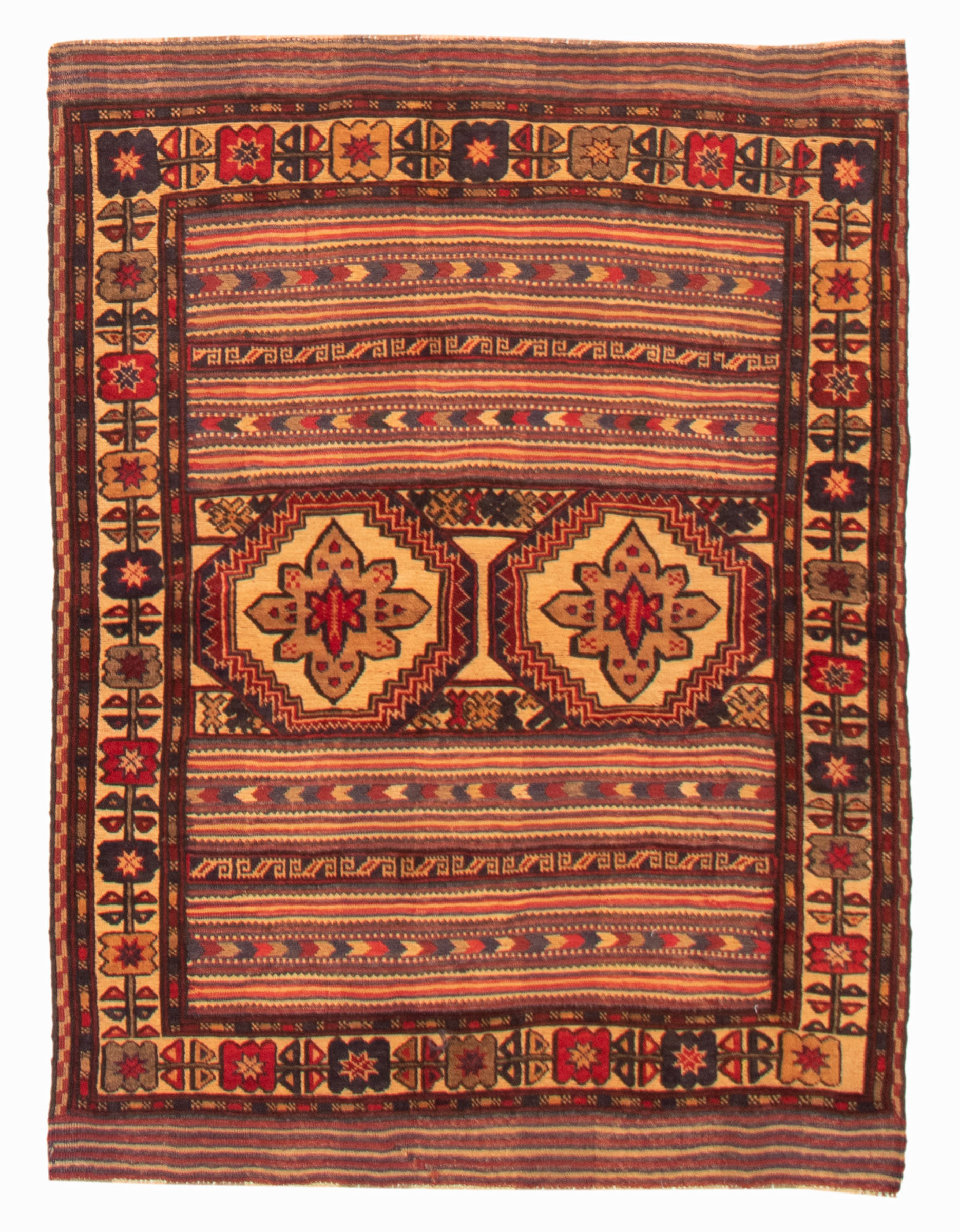 Isabelline Tajik Tan Rug 4''3" X 5''11" | Wayfair
