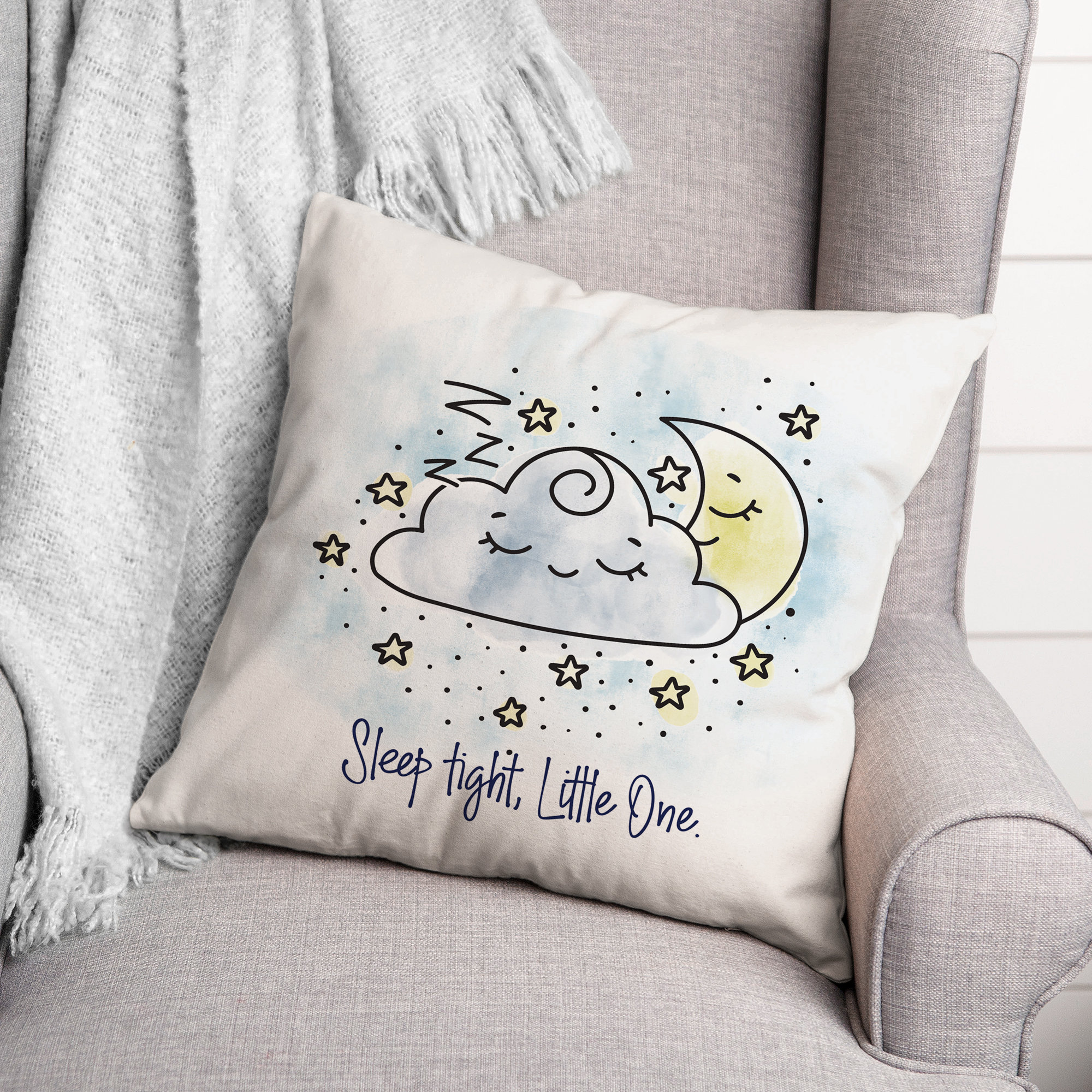Designs Direct Creative Group Sleep Tight Little One Throw Pillow ...