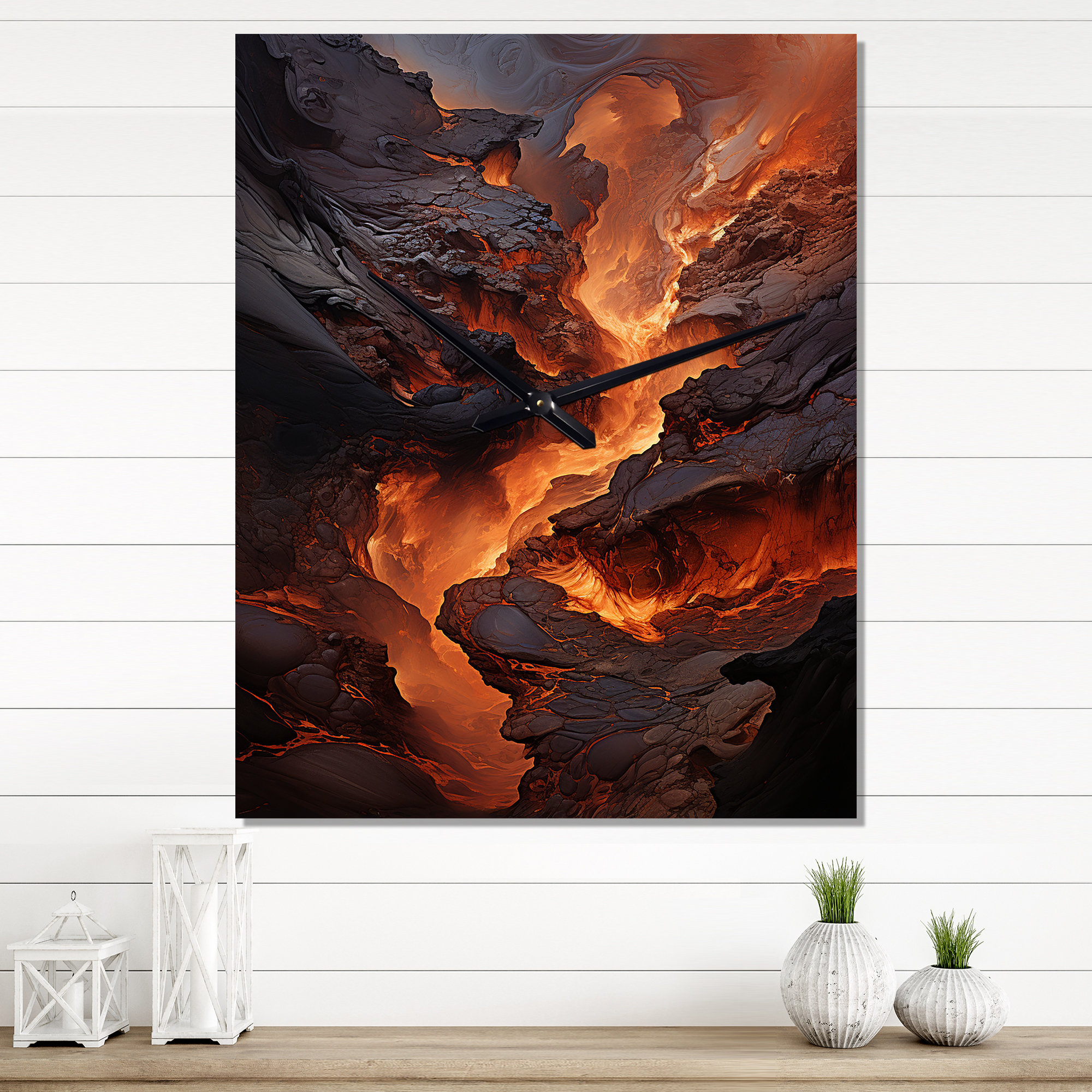 East Urban Home Bracelyn - Volcano Very Wall Clocks | Wayfair