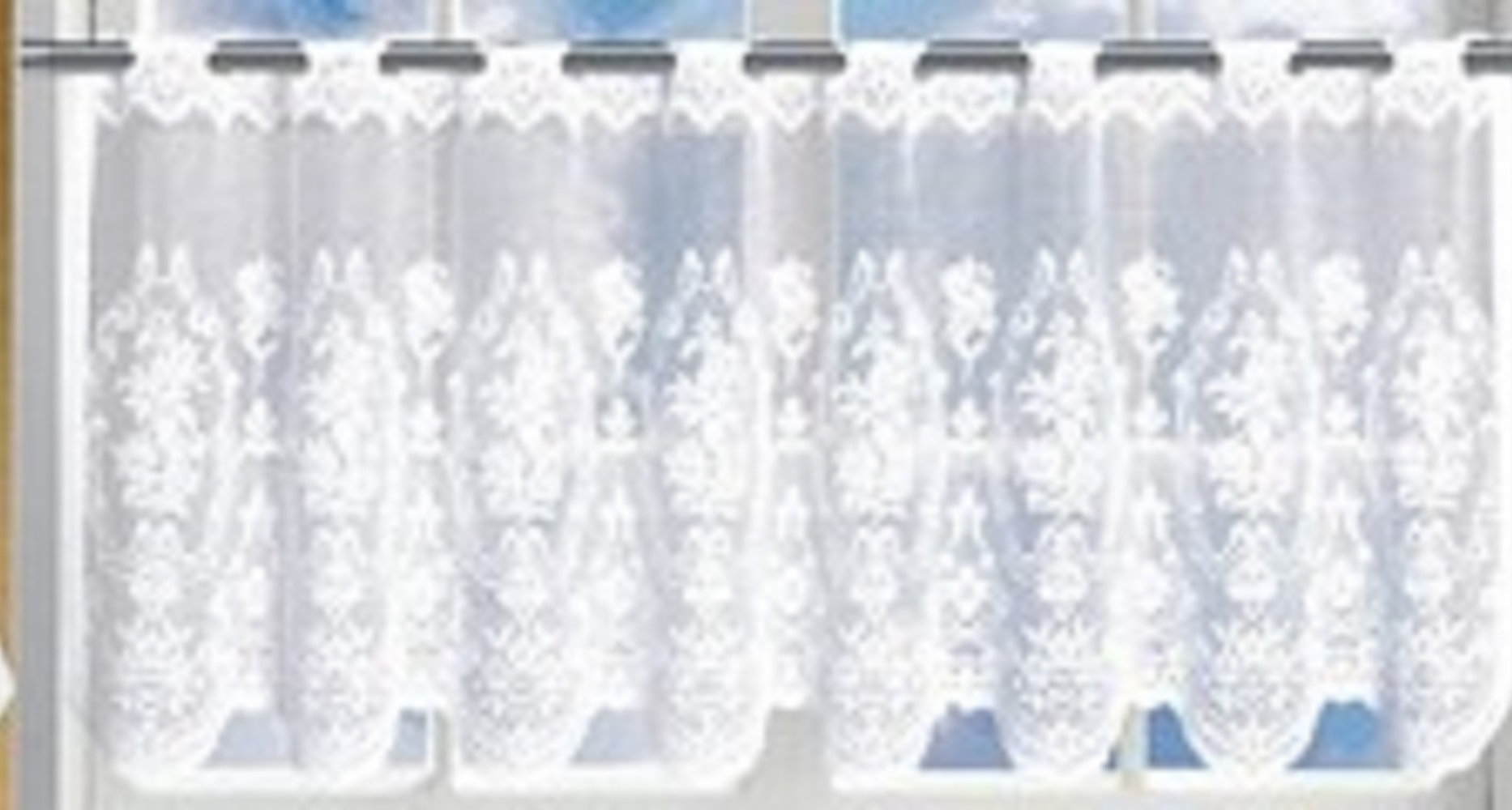 Princess Lace Valance (60"X19")-White - Wayfair Canada
