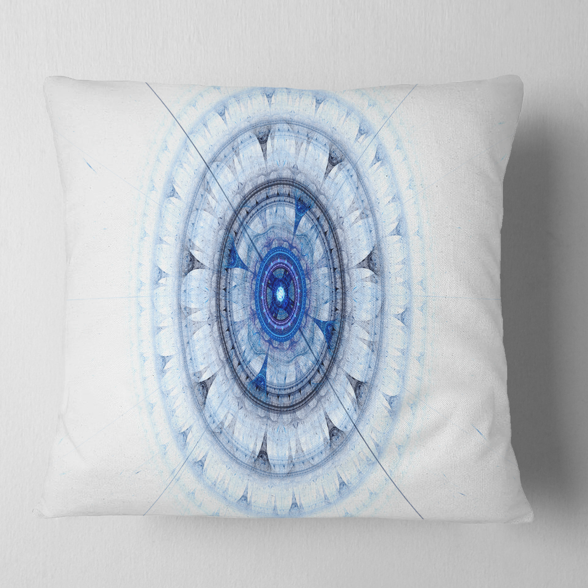 Design Art Cabalistic Fractal Sphere - Abstract Printed Pillow | Wayfair