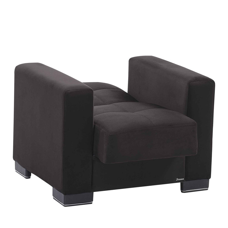 Ottomanson Legacy Fabric Upholstered Convertible 3-in-1 Sleeper Arm ...