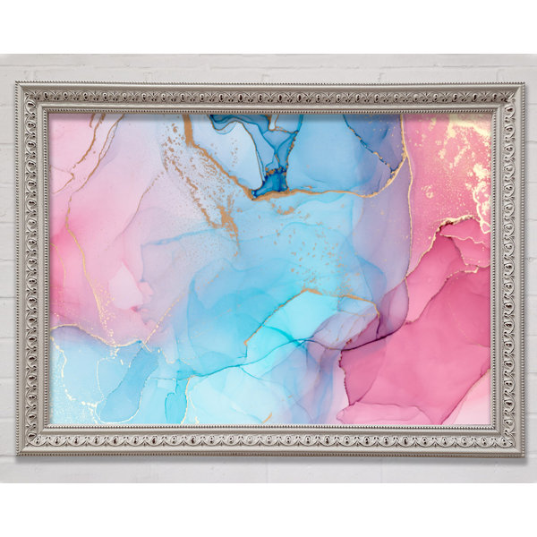 Bright Star Pink And Blue Fusion Glitter - Single Picture Frame Art ...