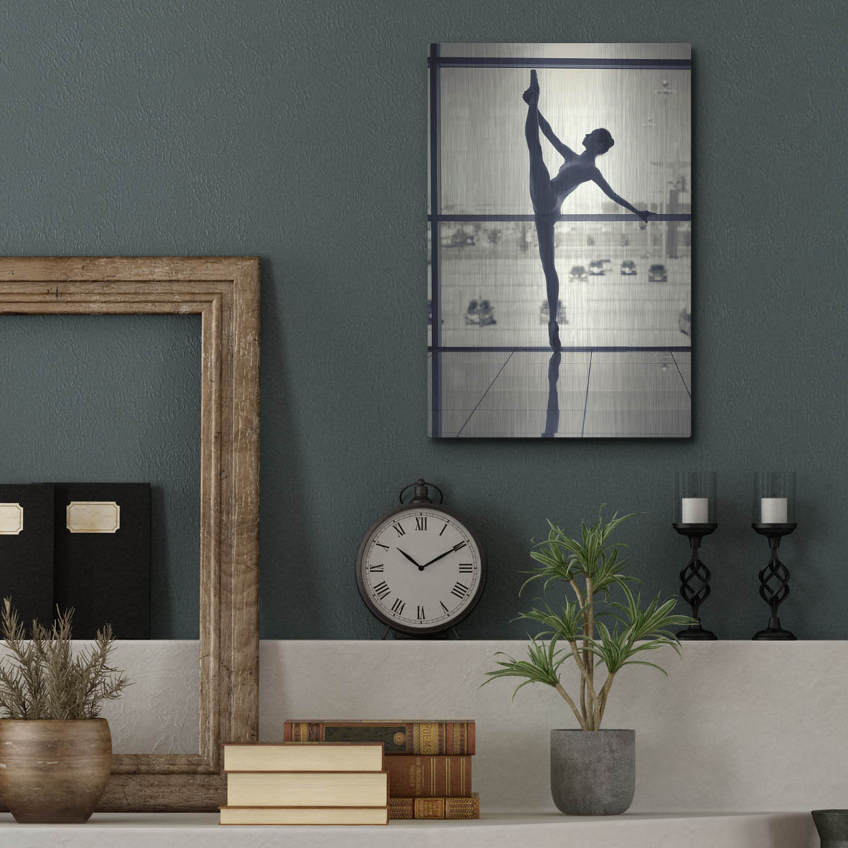 Winston Porter 'Ballet Dancer Silhouette' by Design Fabrikken Metal ...