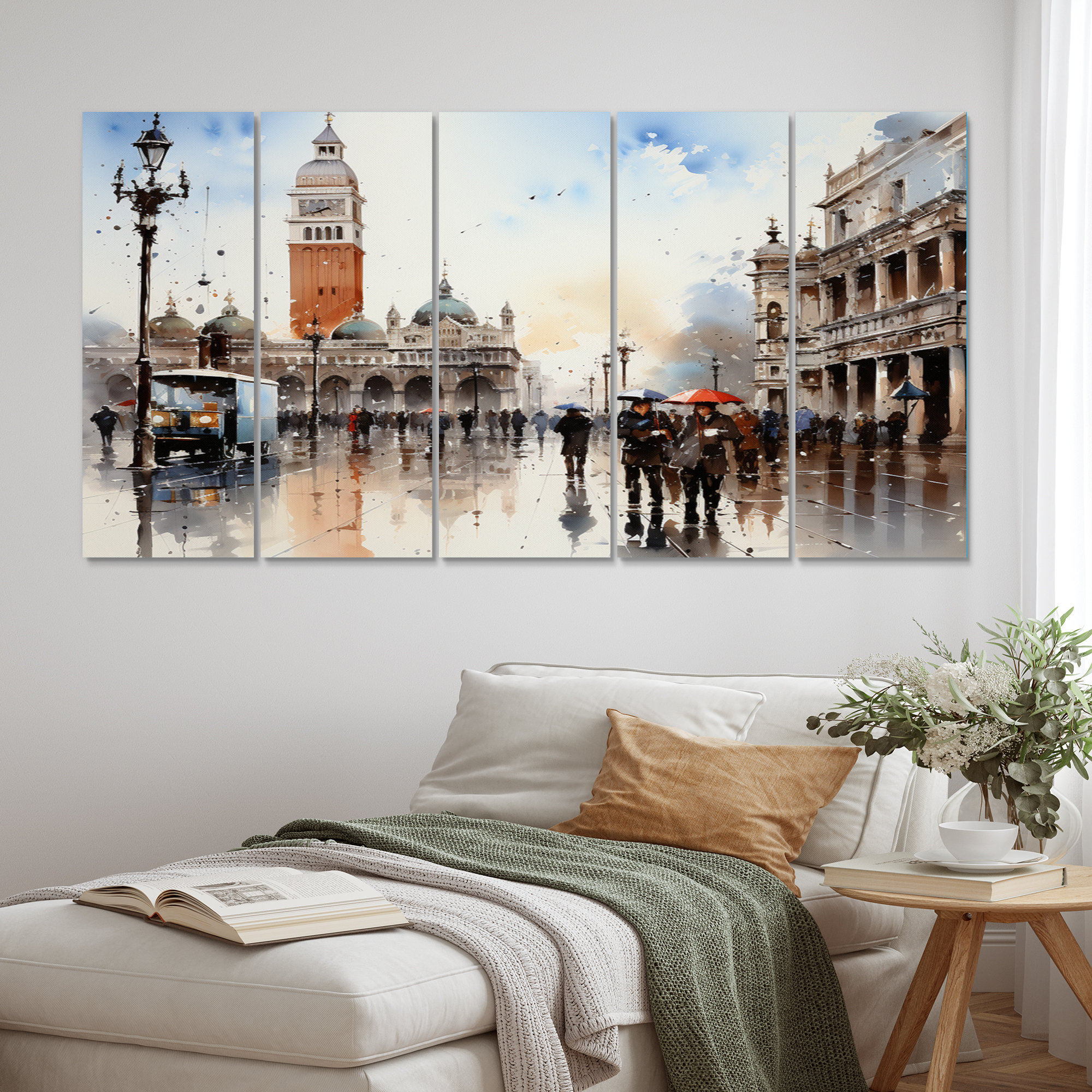 Latitude Run® Italy Piazza San Marco II - Architecture Wall Art Print ...