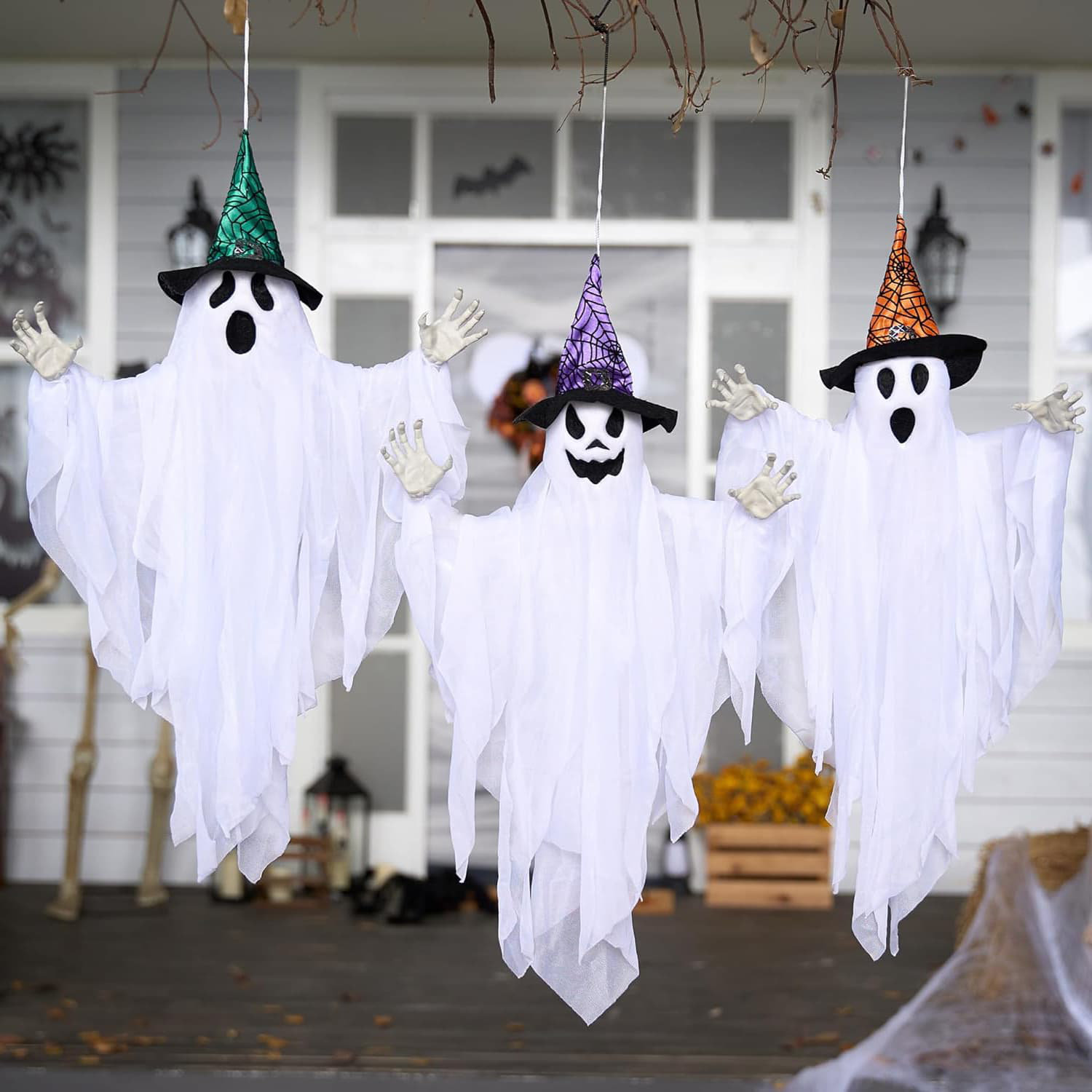 The Holiday Aisle® Hang ghost decorations, indoor and outdoor ...