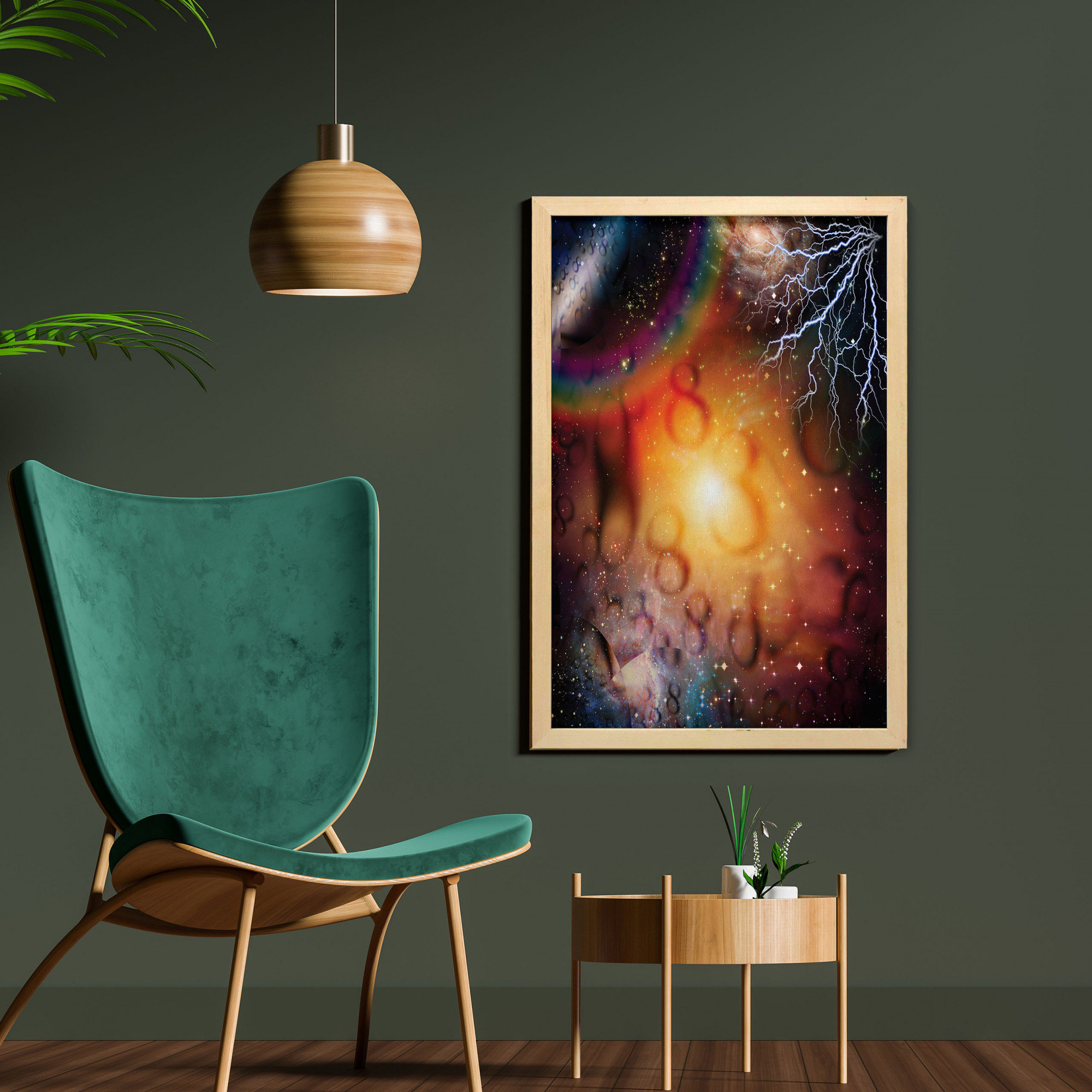 East Urban Home Abstract Astral Illustration of the Universe ...