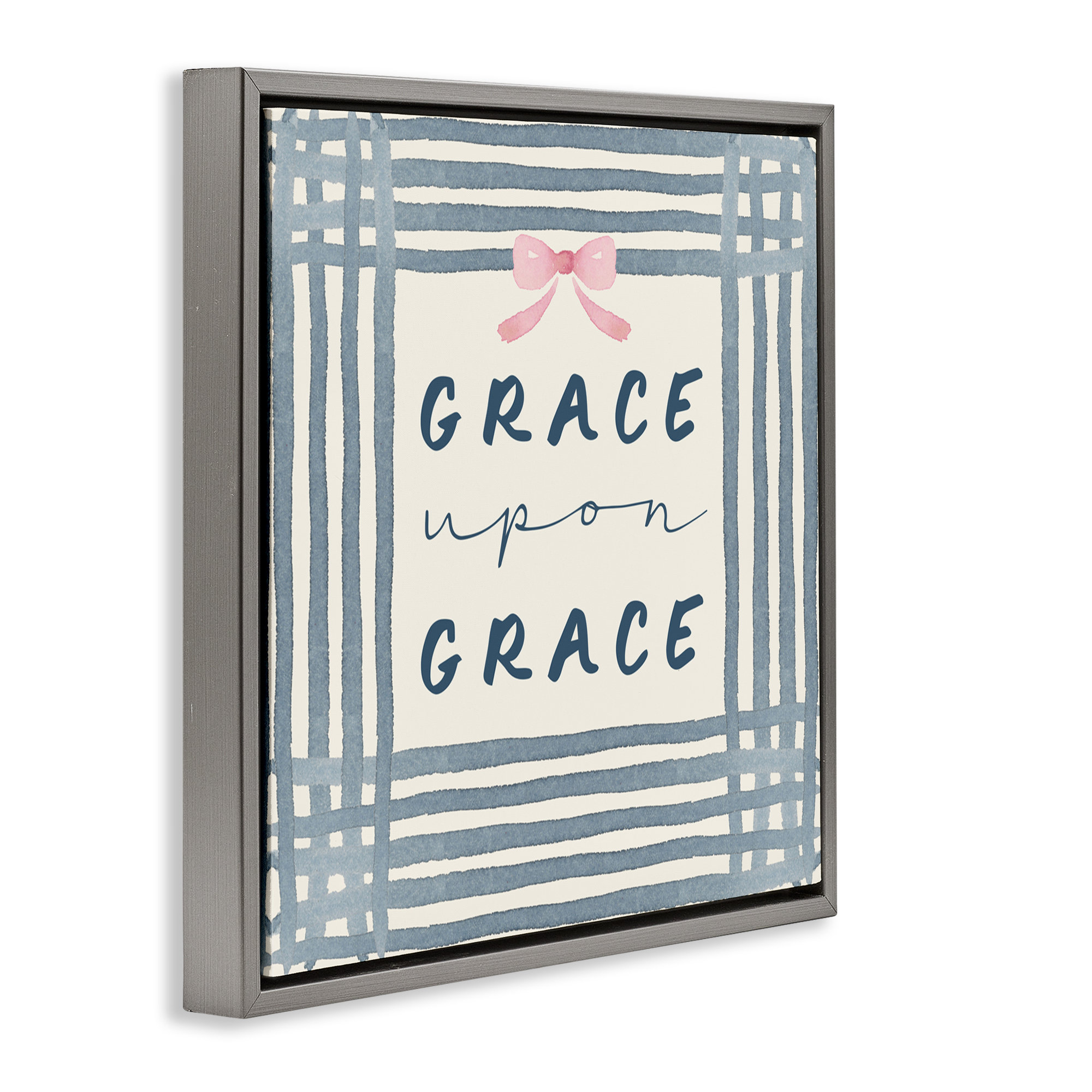 Ophelia & Co. Upon Grace with Bow Floating Frame, design by Blue Chair ...