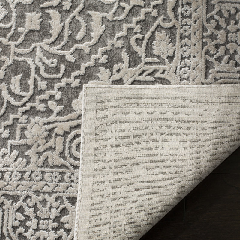 Laurel Foundry Modern Farmhouse Calidia Machine Woven Dark Gray/Cream ...