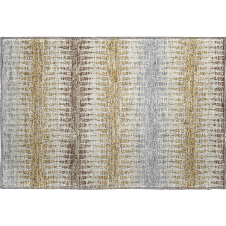 Bungalow Rose Premium Machine Washable Prisco Beige Rug | Wayfair