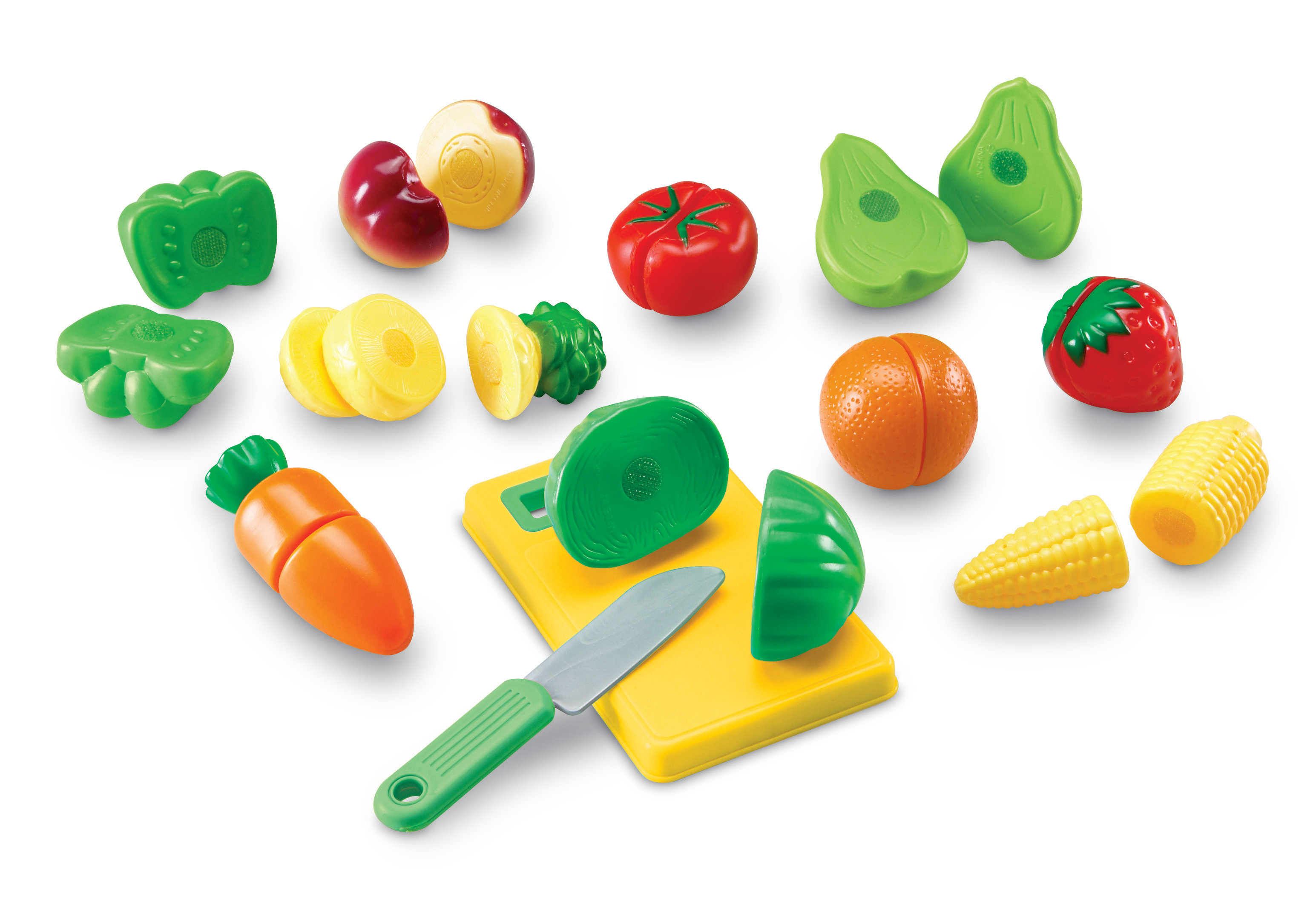 Learning Resources 23 Piece Pretend and Play Sliceable Fruits and ...