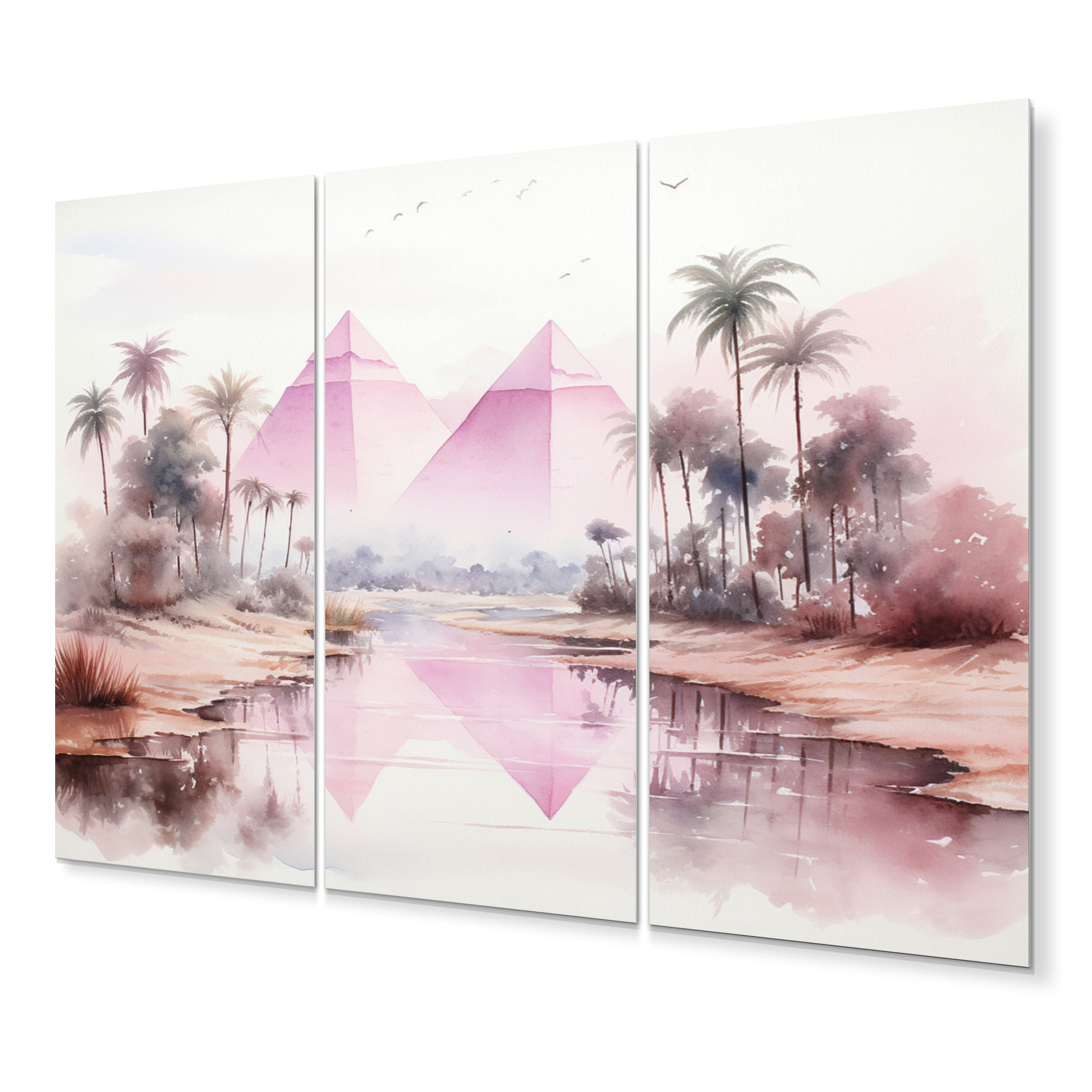 Design Art 3 Sahara Dreams Wall Decor Set Metal | Wayfair