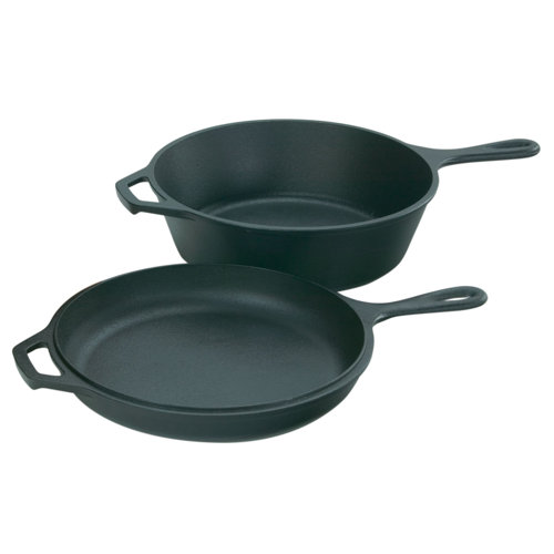 Lodge 2 - Piece Cast Iron Cookware Set & Reviews | Wayfair.co.uk