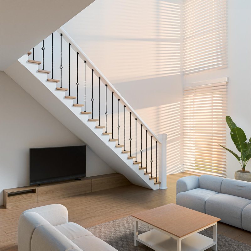 Wendes Kem 44" Iron Baluster Set | Wayfair