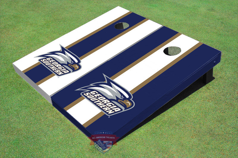 All American Tailgate 2' x 4' NCAA Alternating Long Stripe Cornhole ...