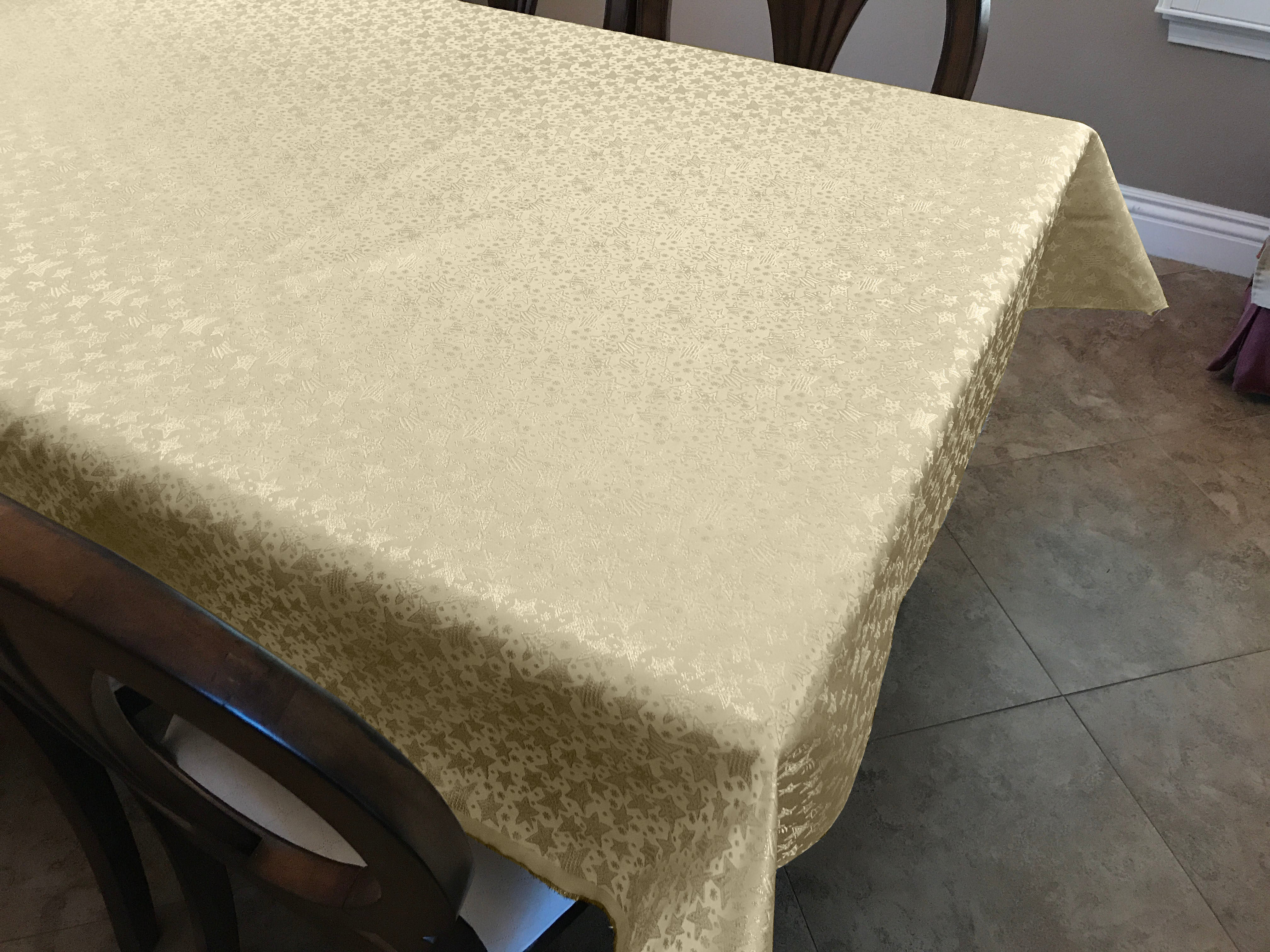 The Holiday Aisle® Heavy Brocade Tablecloth - Wayfair Canada