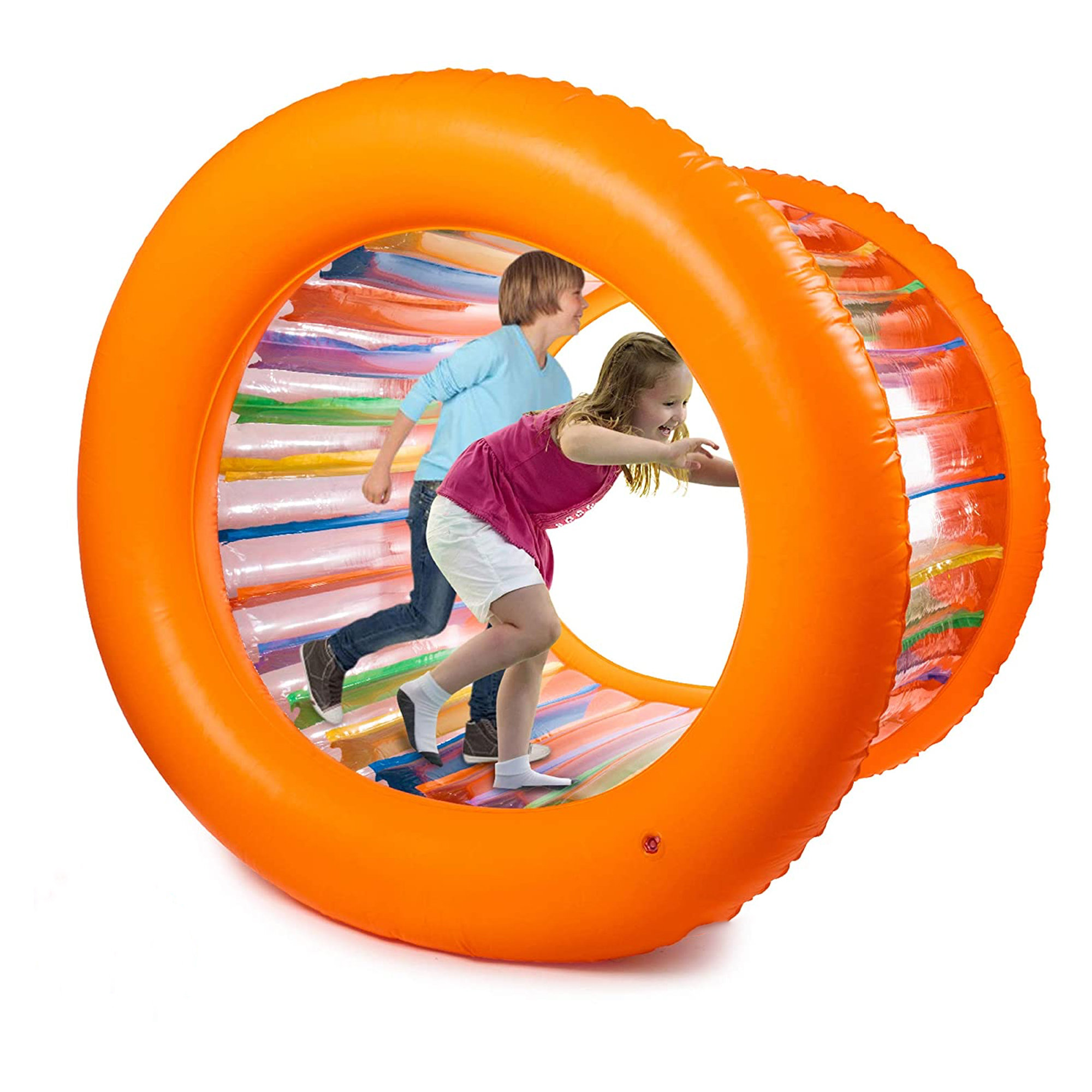 Hoovy 51" Large Inflatable Roller Wheel Outdoor Toy For Kids & Adult ...