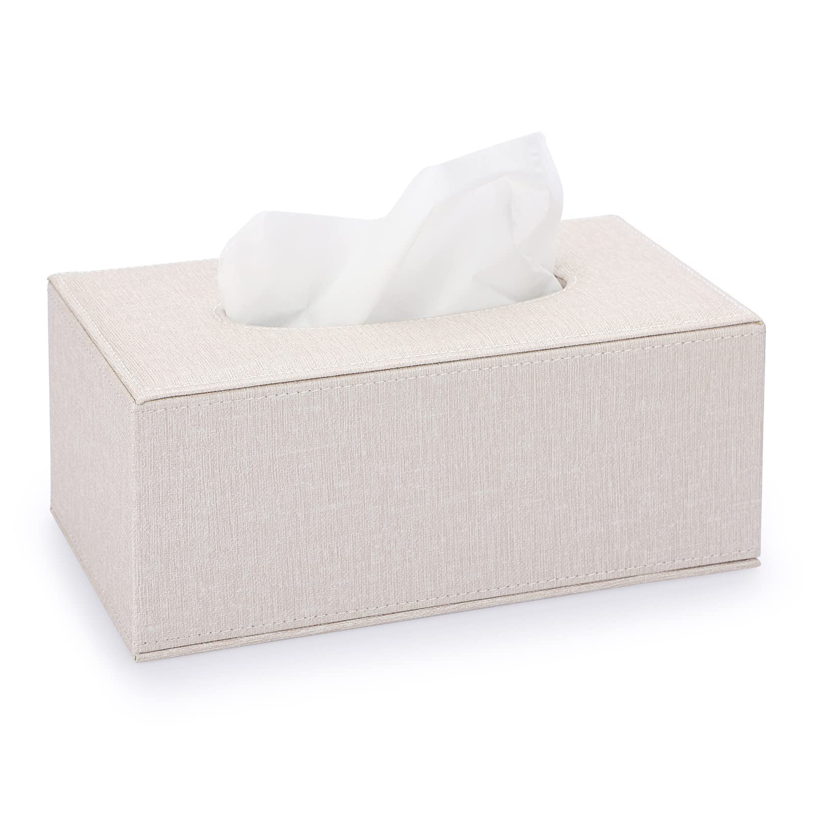 Latitude Run® Tissue Box Cover Rectangle Linen Tissue Box,Stylish ...