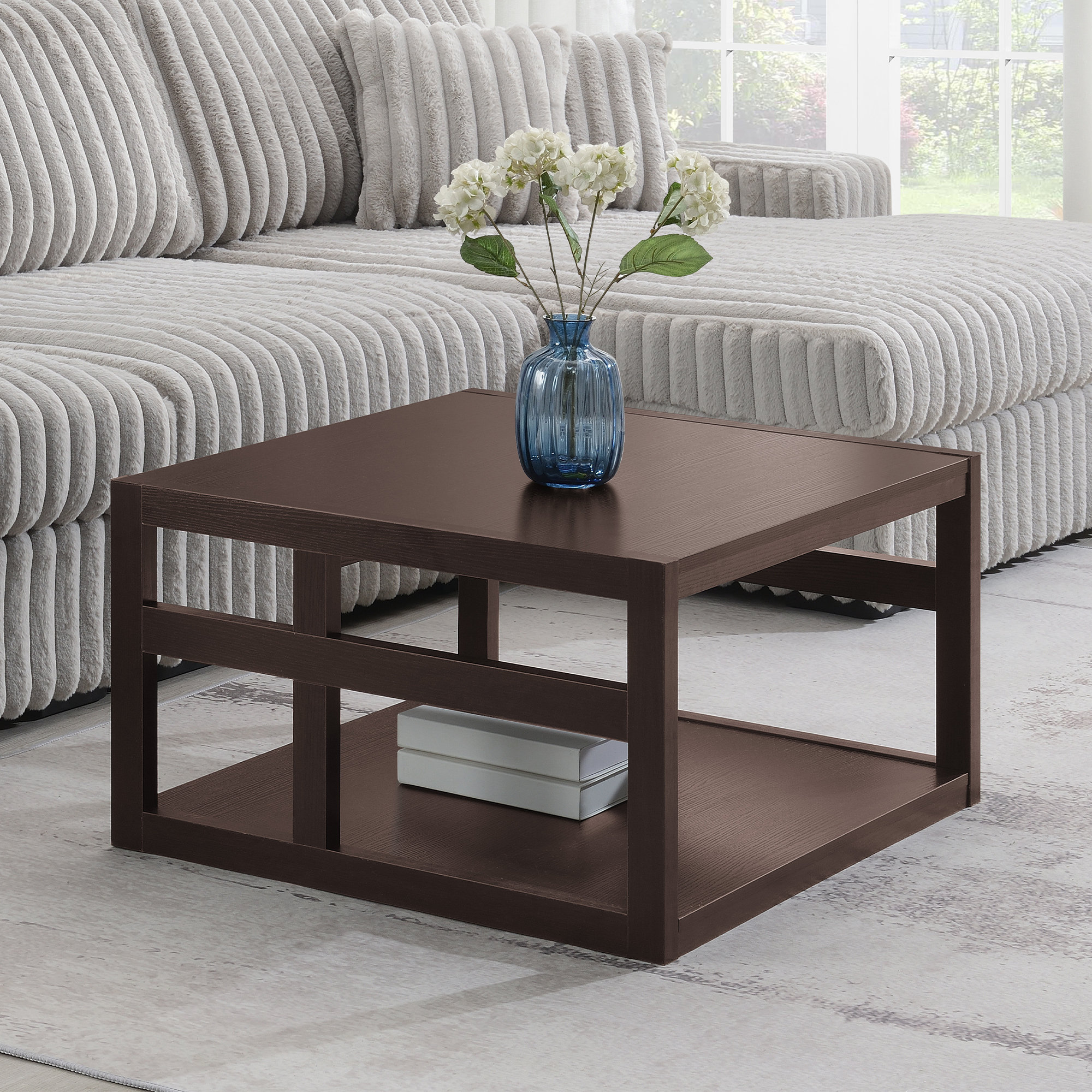 Ebern Designs Gossett Floor Shelf Coffee Table & Reviews - Wayfair Canada