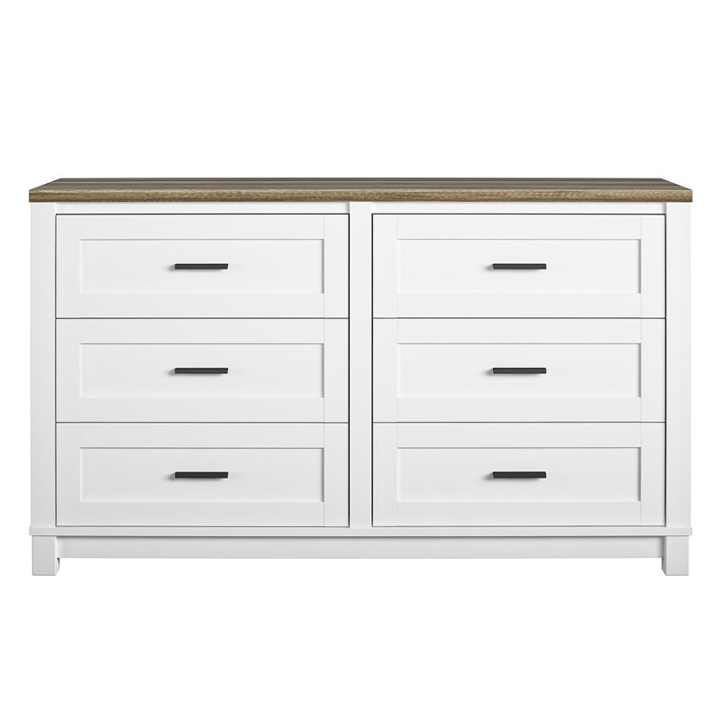 Ebern Designs Vasia 6 Drawer Double Dresser & Reviews | Wayfair