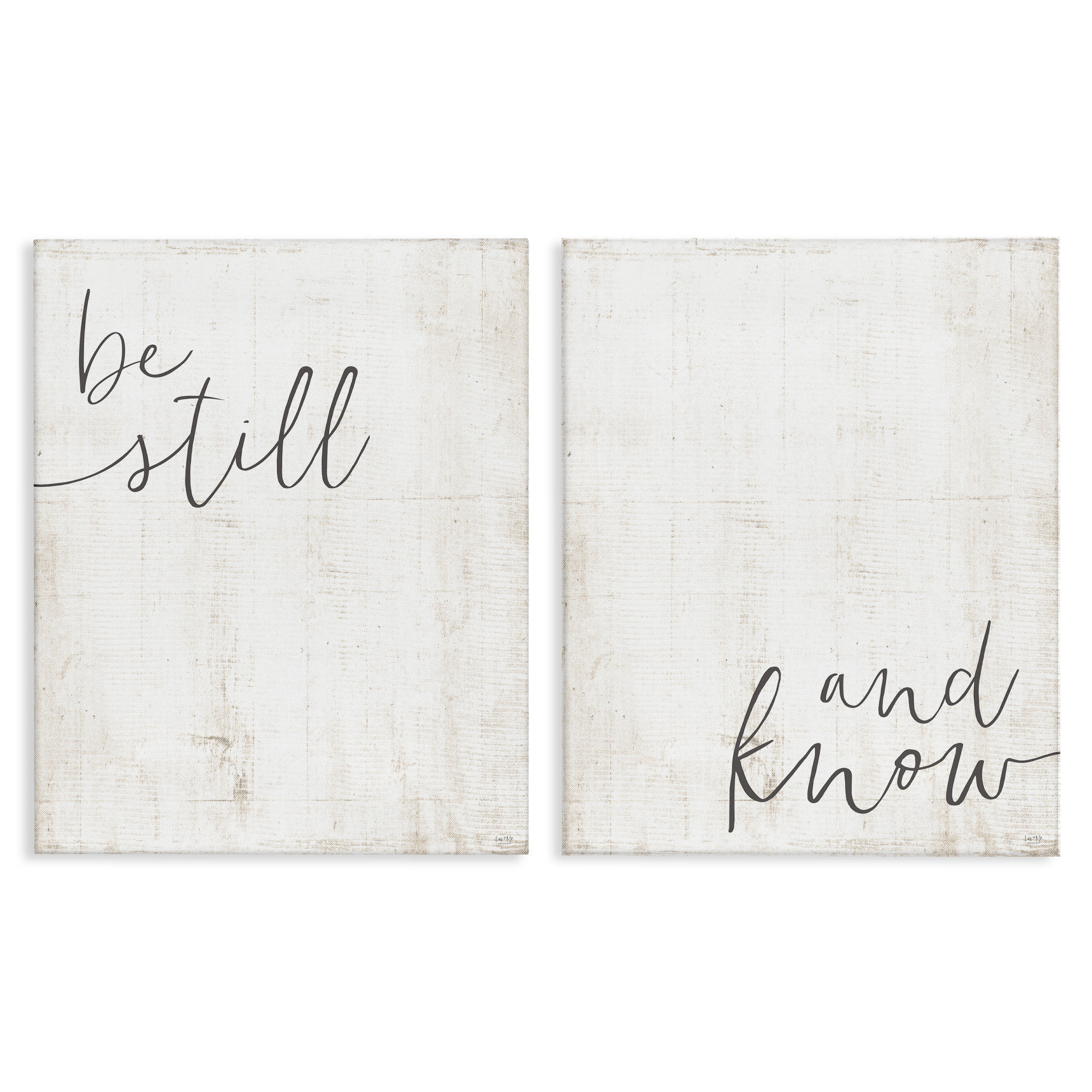 Stupell Industries Be Still And Know Calligraphy Inspirational ...