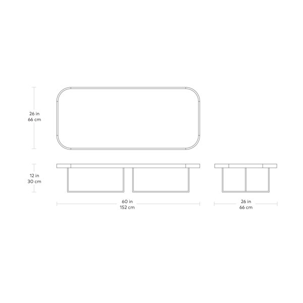 Porter Coffee Table Rectangle & Reviews | AllModern