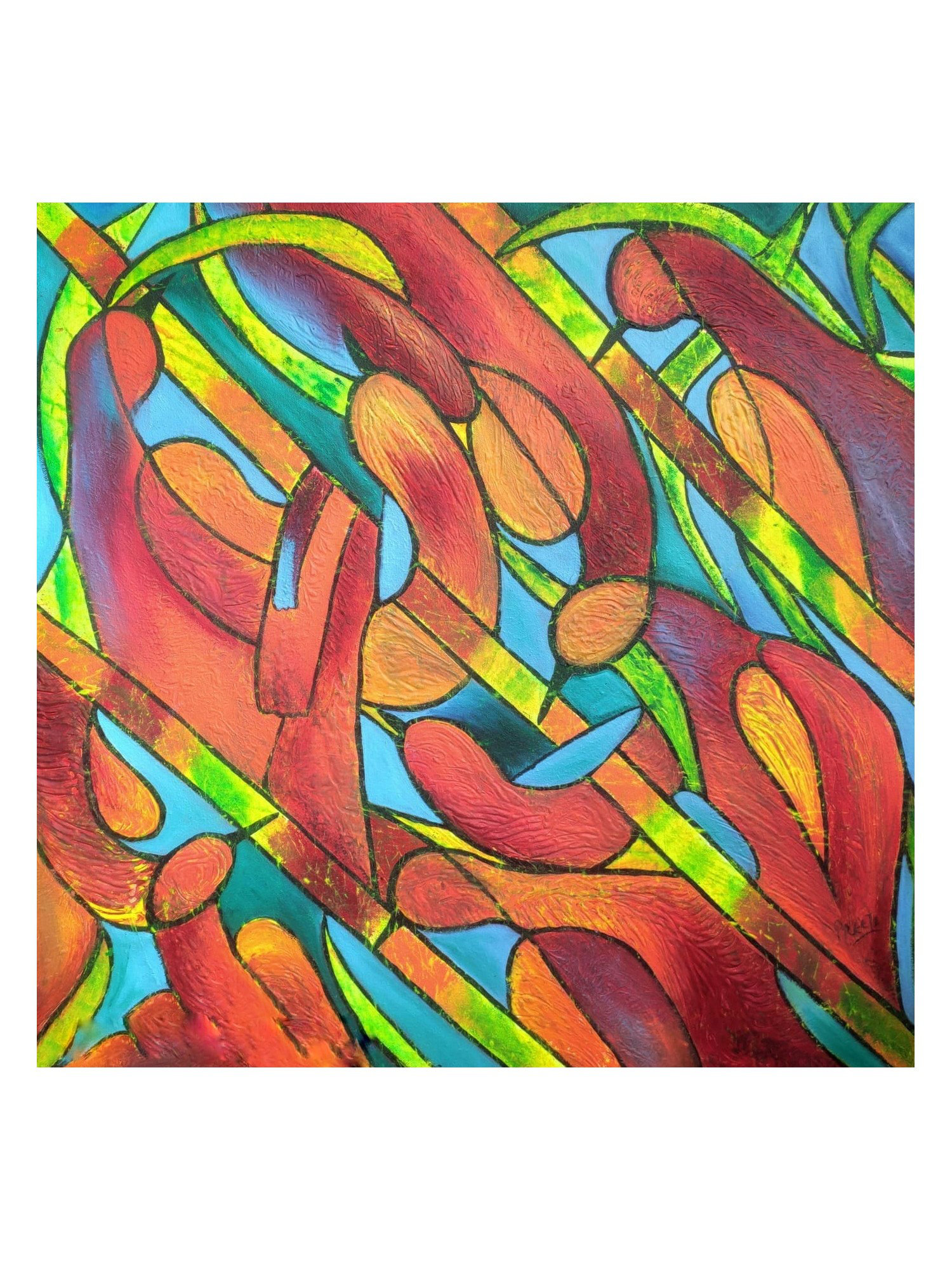 Exotic India Unity Of Birds | Acrylic On Canvas | By Preeti Parmar ...