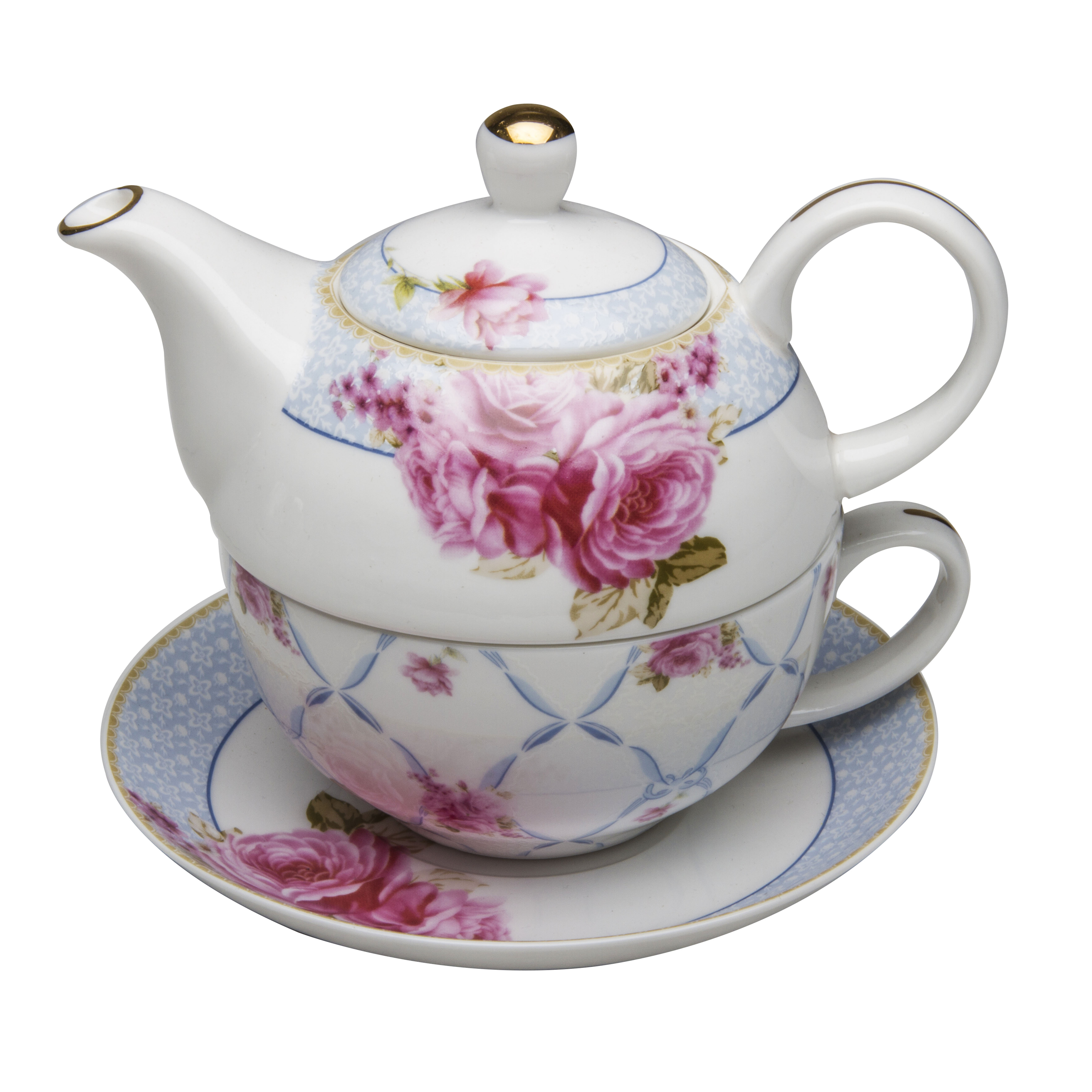 Grace's Tea Ware Porcelain Tea For One Set & Reviews | Wayfair