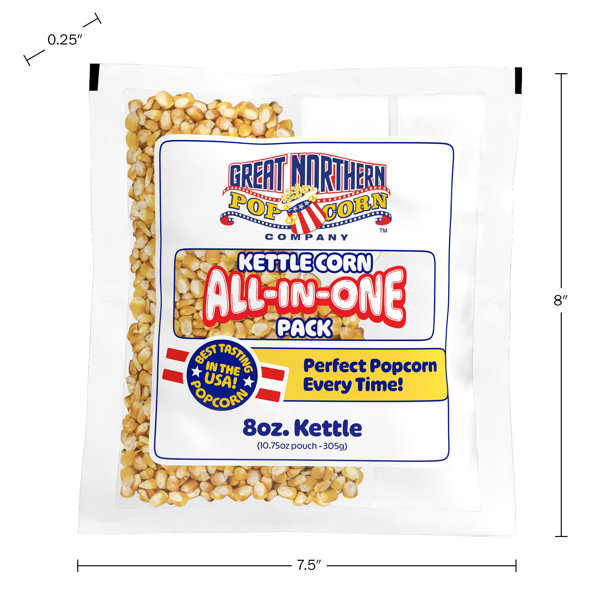 Great Northern Popcorn Kettle Corn Popcorn Machine Popcorn Packets - 24 ...
