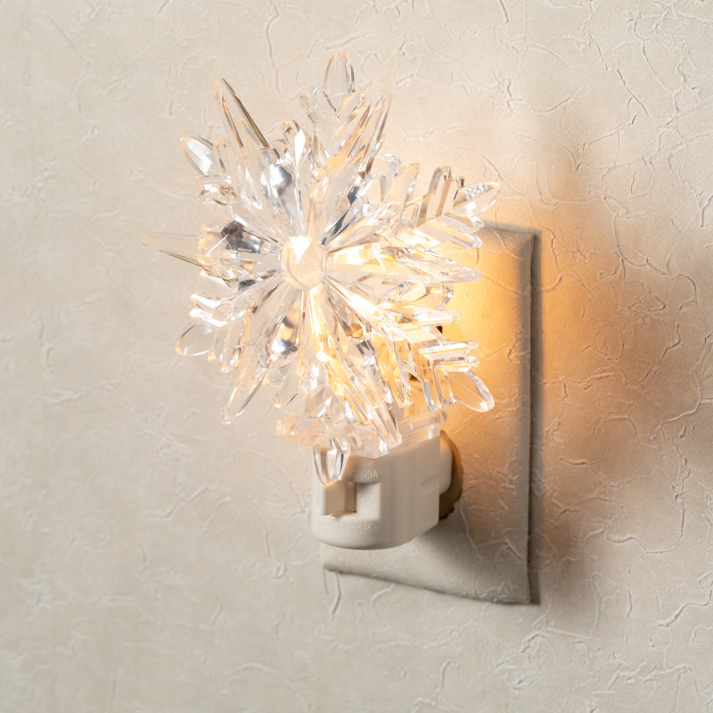 Clover Lane Intricate Snowflake Nightlight | Wayfair