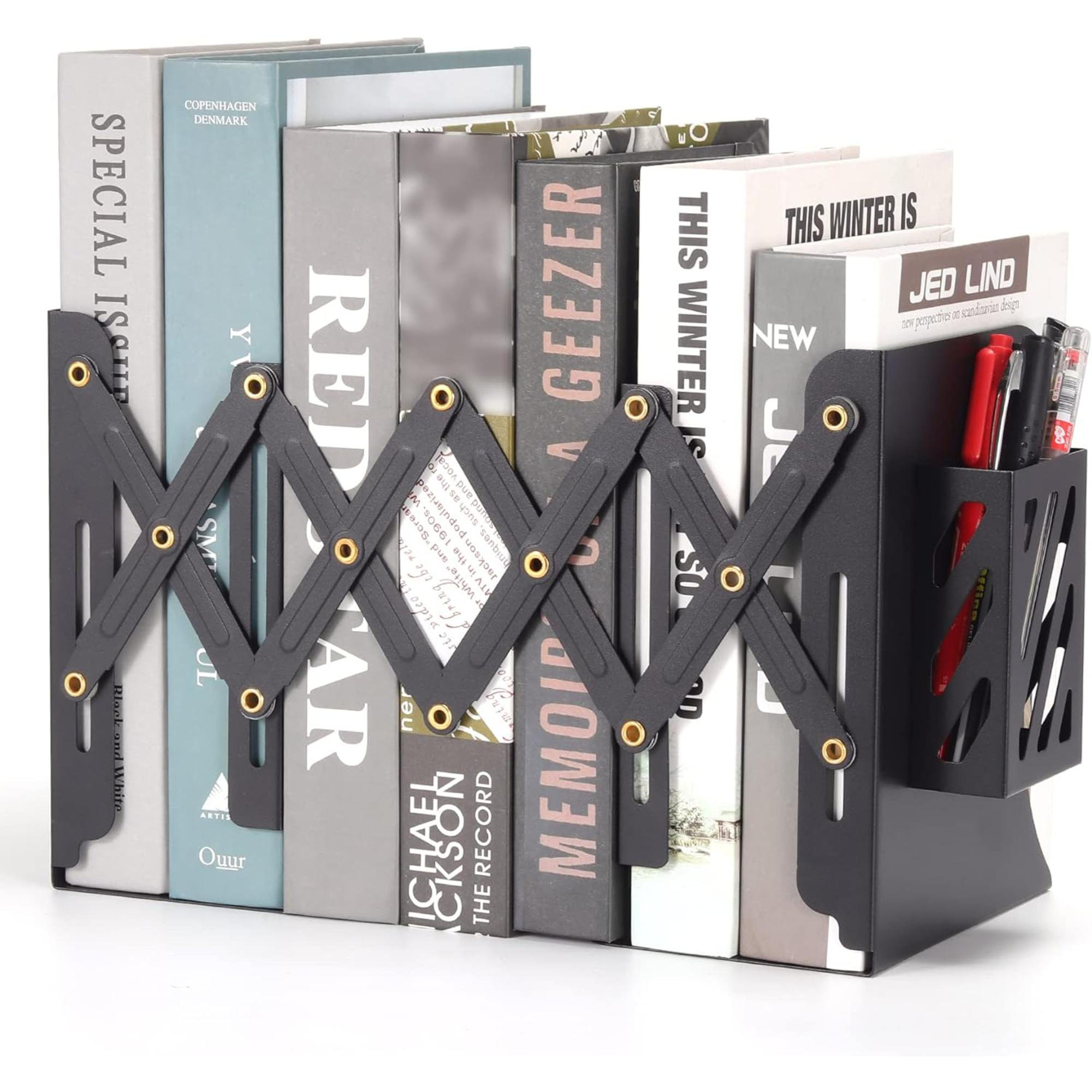 Ebern Designs Metal Non-Skid Bookend | Wayfair