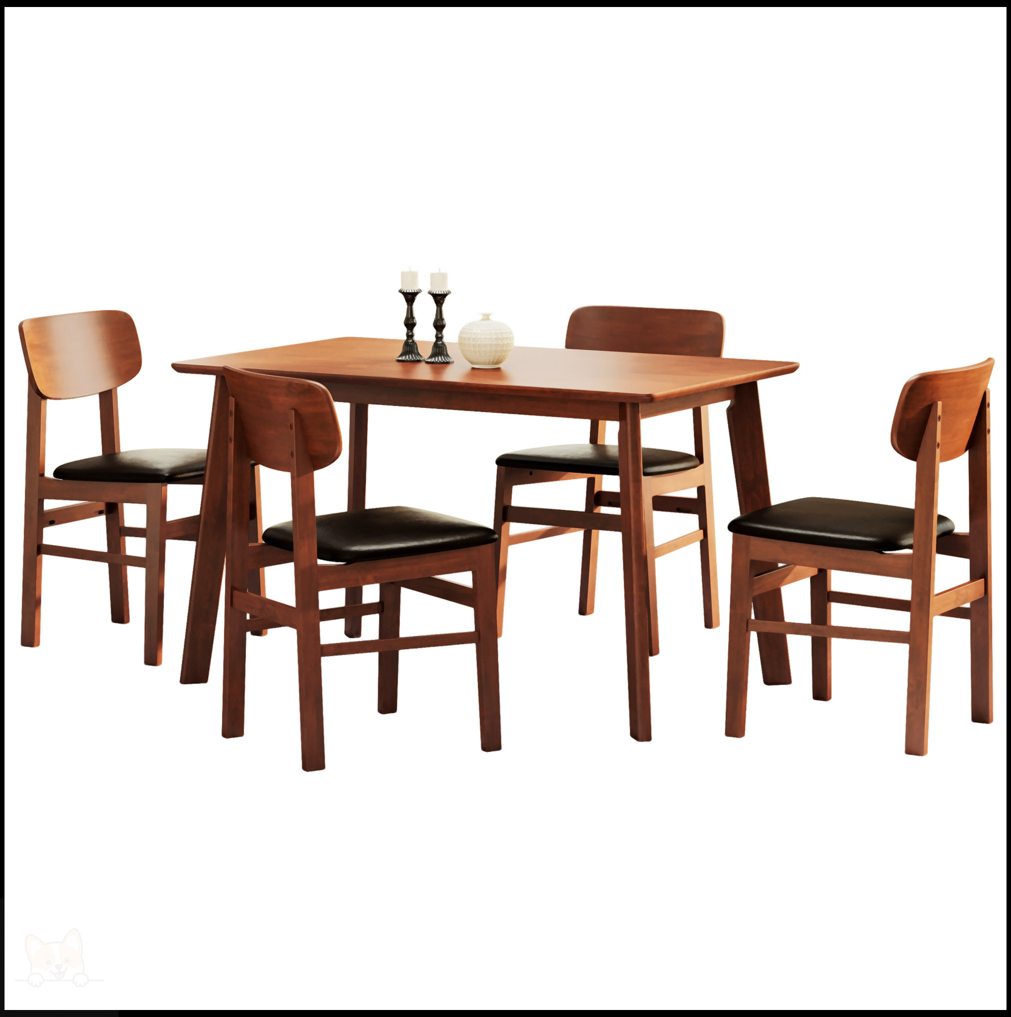 Hokku Designs Nikiah 29.53 L x 47.24 W Dining Set | Wayfair