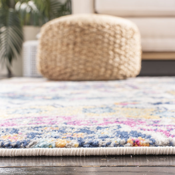 Langley Street Felty Performance Cream/Multi Rug & Reviews | Wayfair