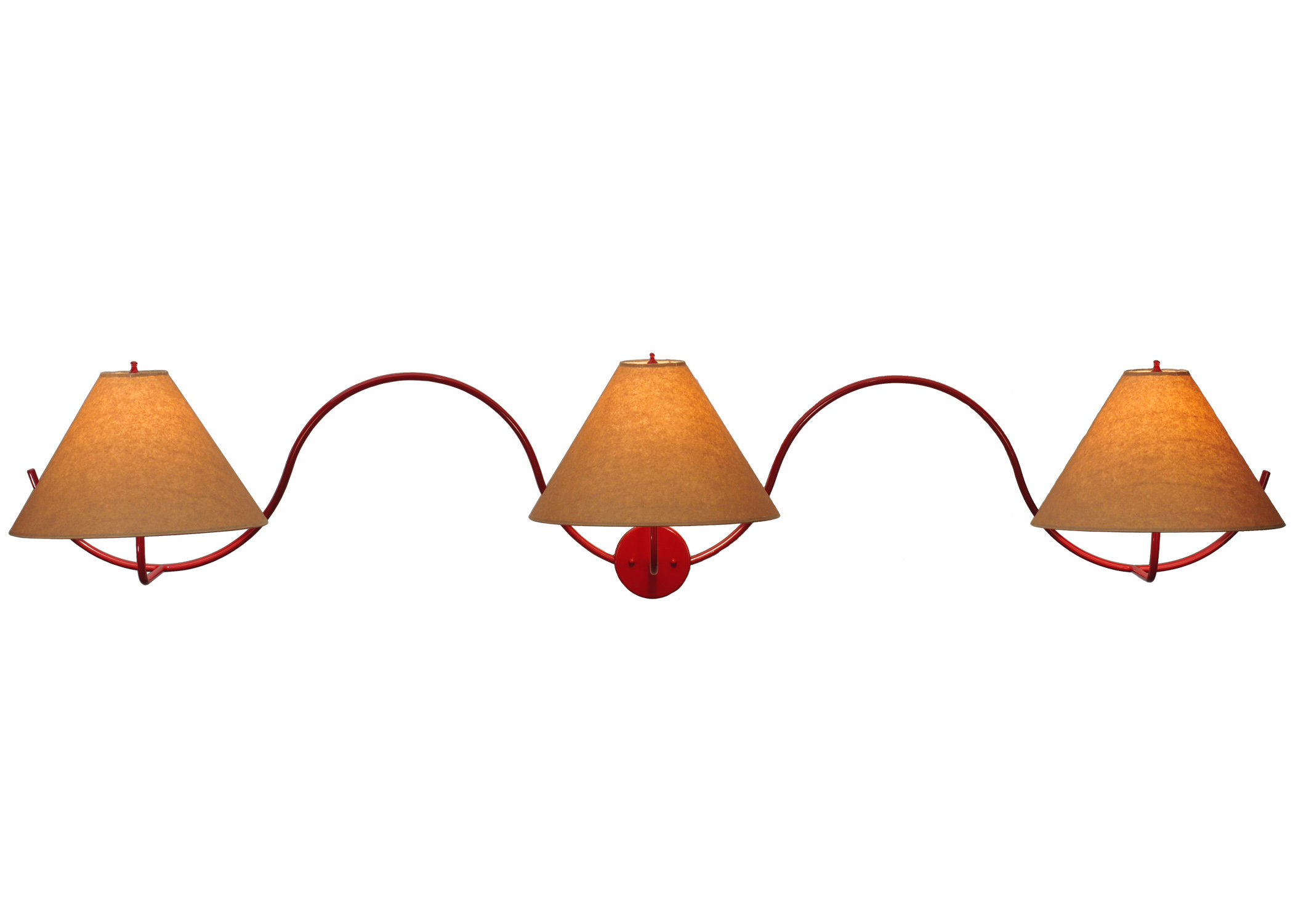 Meyda Lighting 3 - Light Dimmable Red Ruby Armed Sconce | Perigold