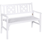 White Outdoor Benches You'll Love | Wayfair