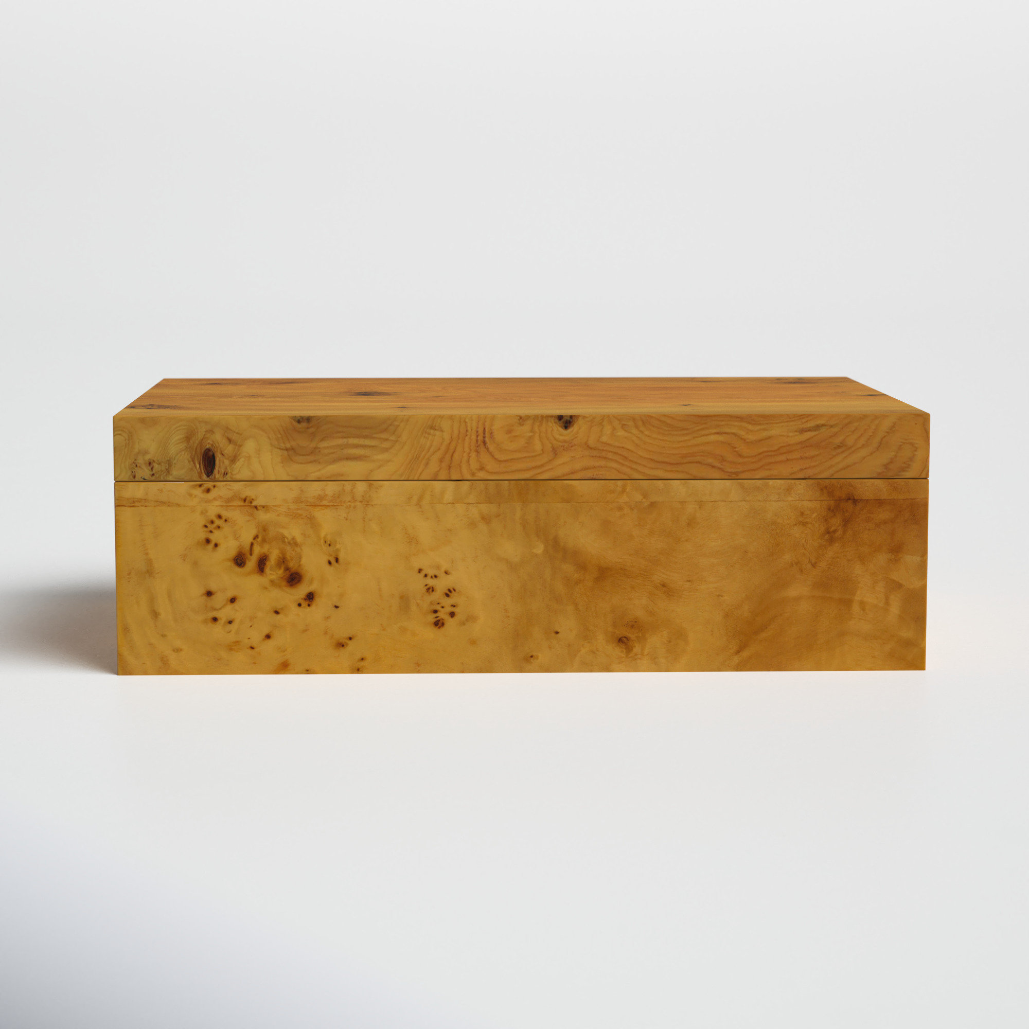 Joss & Main Niara Burl Wood Design Decorative Box & Reviews | Wayfair