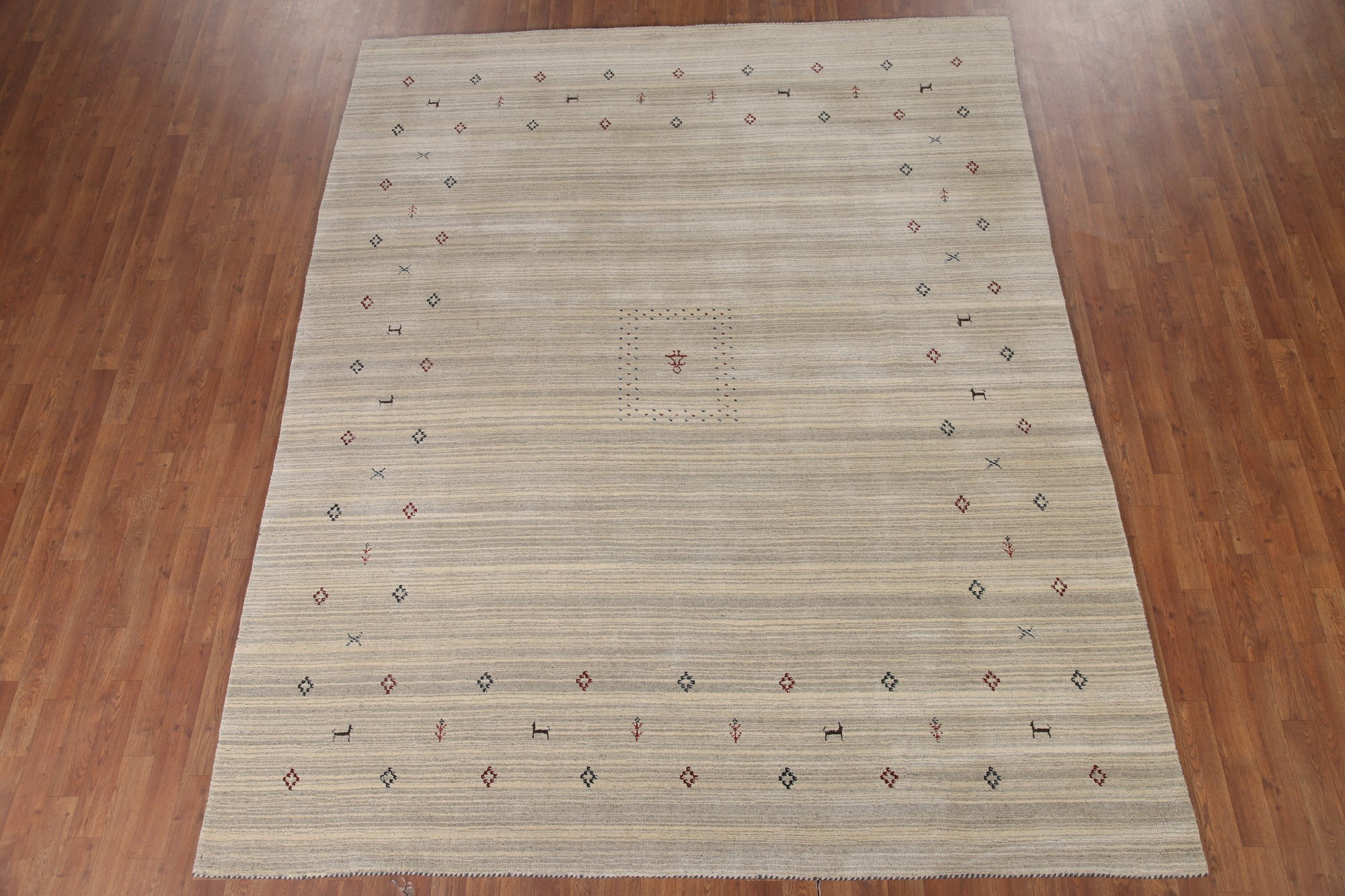Dakota Fields Tribal Wool Gabbeh Oriental Area Rug 8x10 | Wayfair