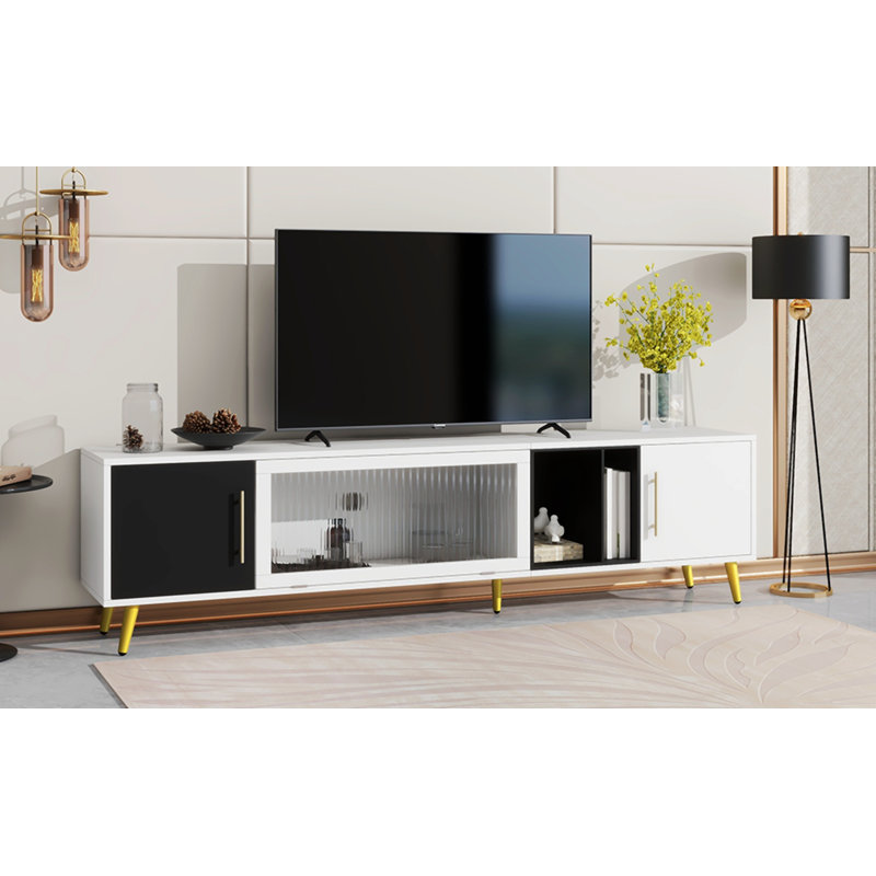 Mercer41 Burvale 78.7'' Media Console | Wayfair
