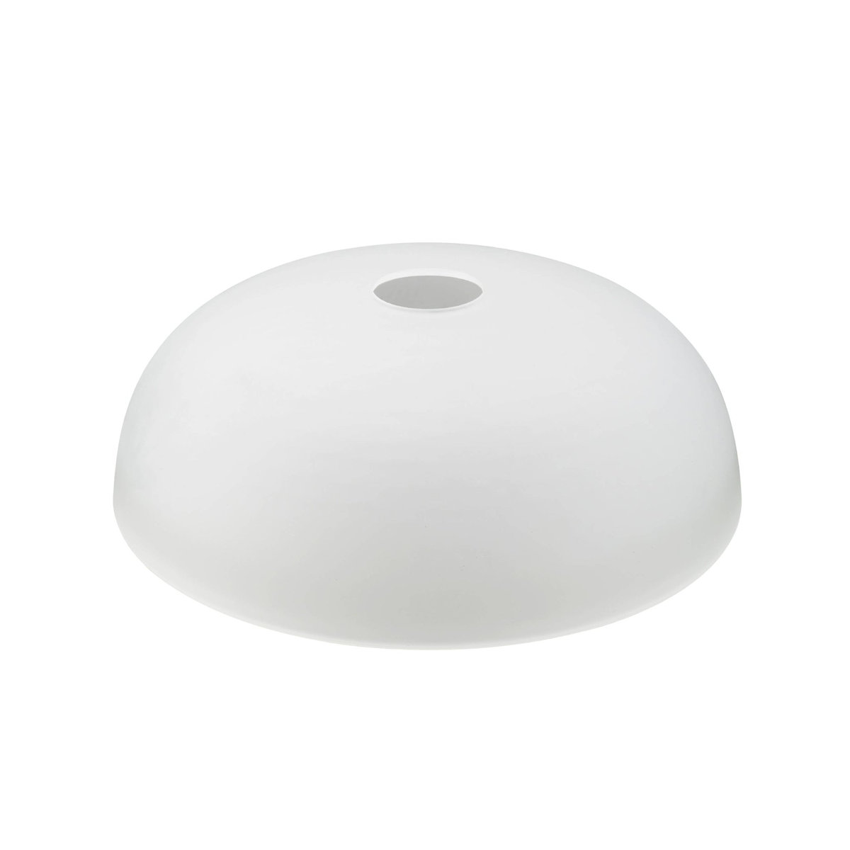 Ebern Designs Glass Bowl Lamp Shade ( Screw on ) in White | Wayfair